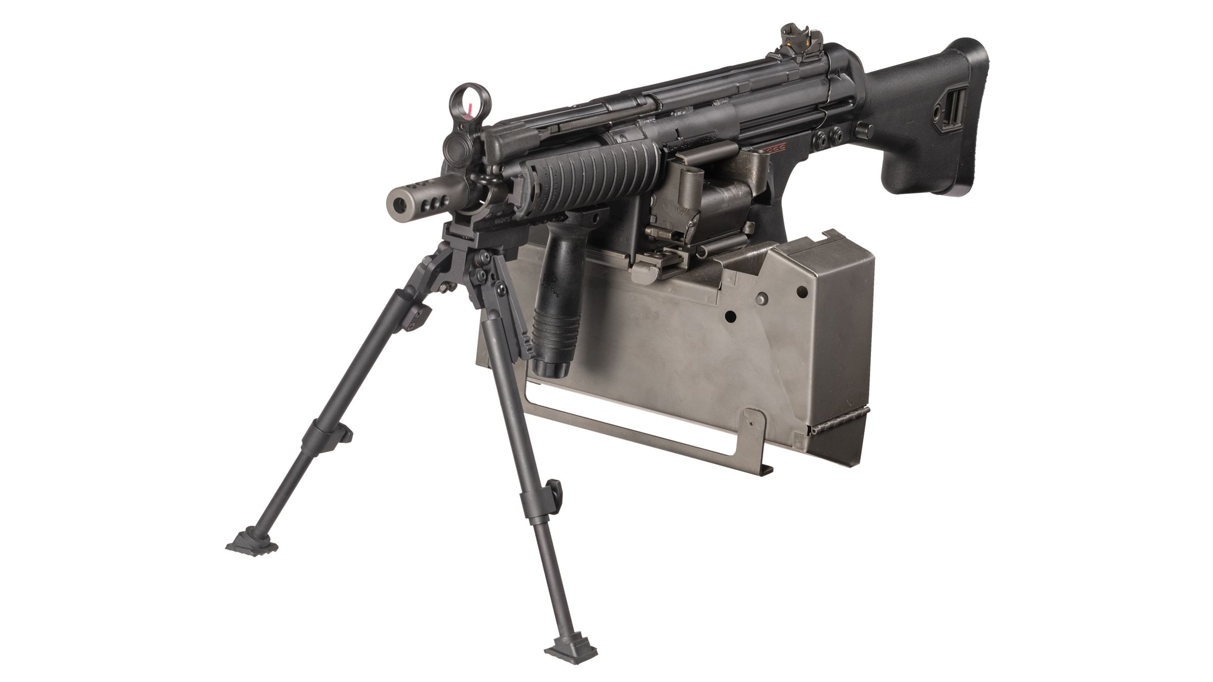 Heckler & Koch/TSC/Fleming HK51 Belt Fed Machine Gun | Rock Island Auction