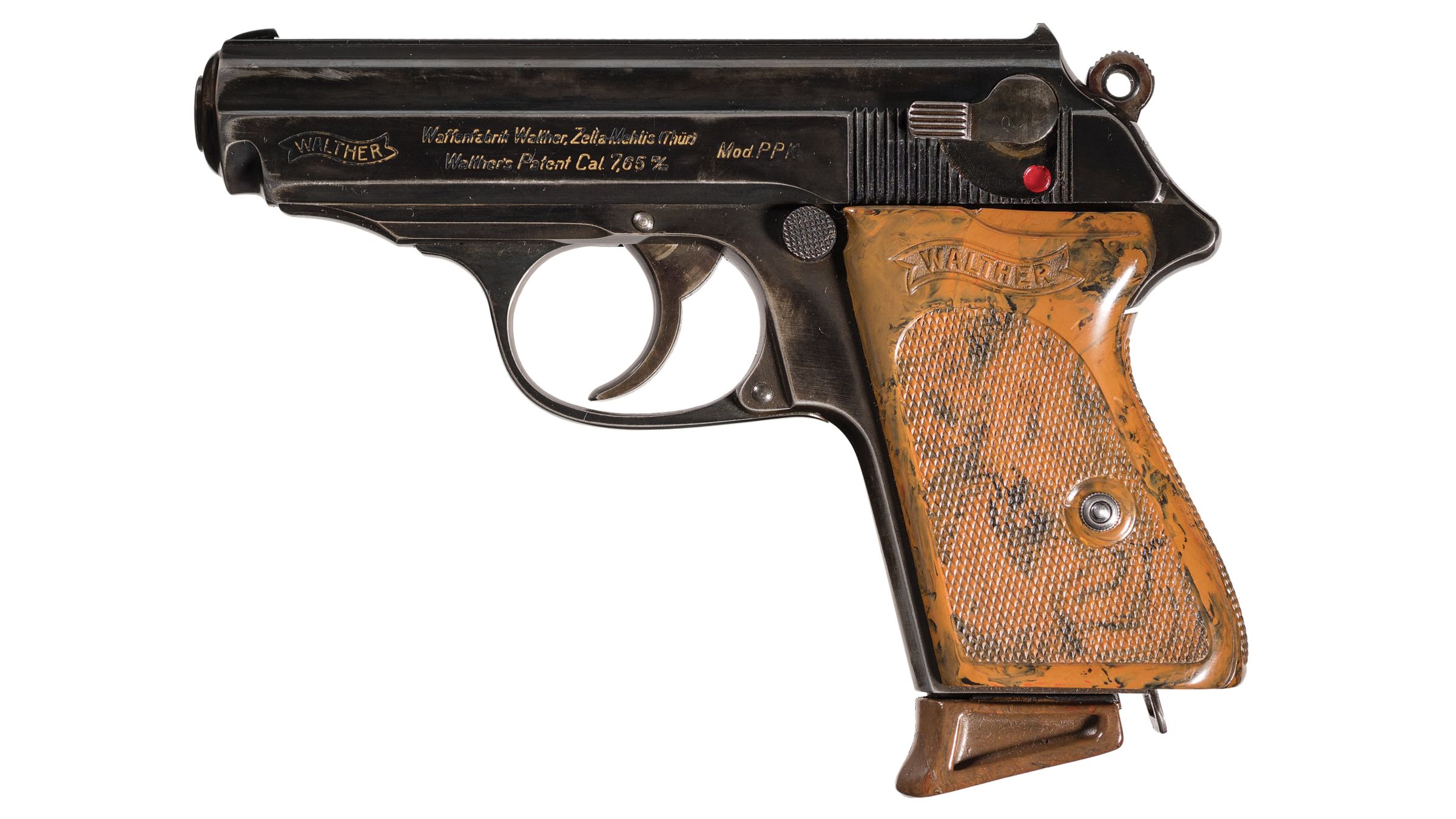 Walther PPK Semi-Automatic Pistol with Gold Inscription | Rock Island ...