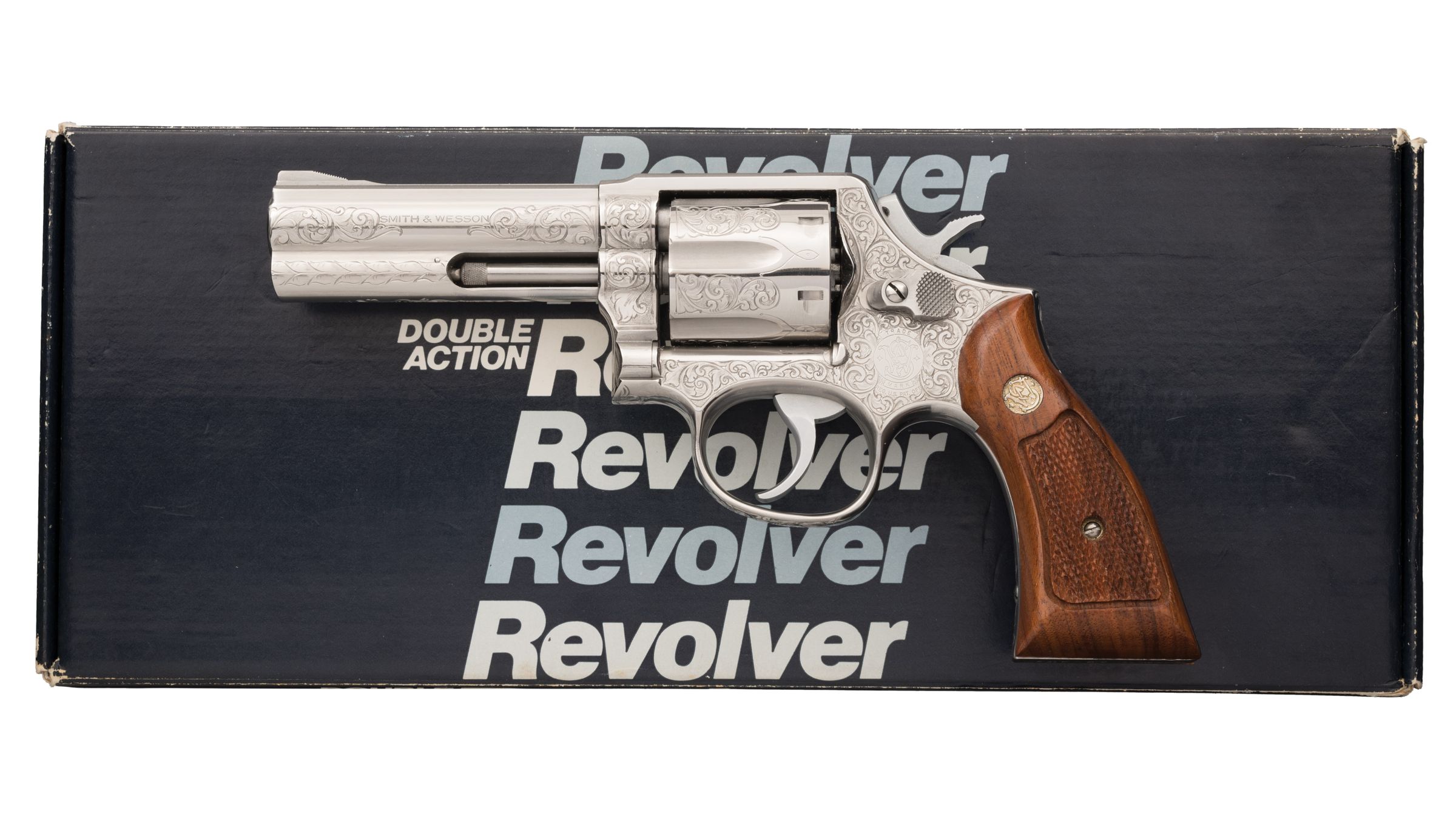 Engraved Smith & Wesson Model 681 Double Action Revolver | Rock Island ...