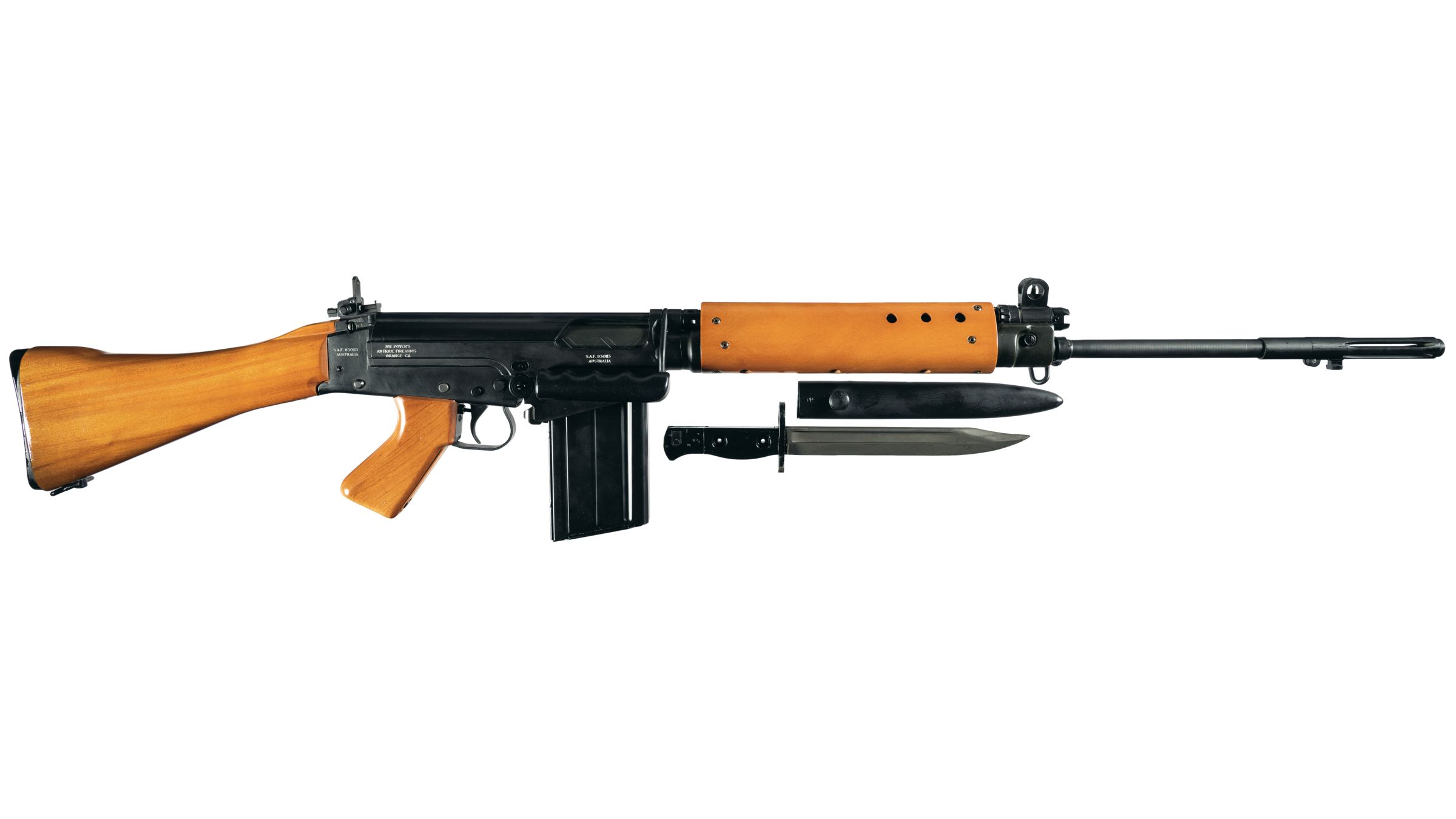 Australian Production L1A1 Semi-Automatic Rifle with Bayonet | Rock ...