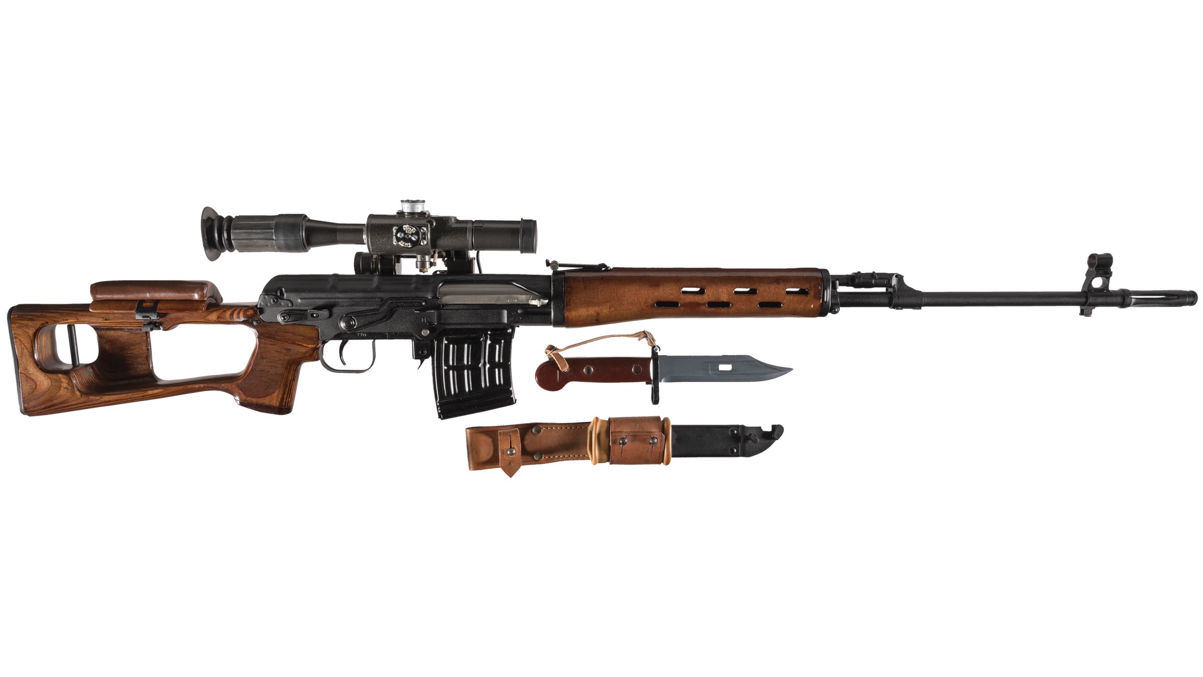 Izhevsk Arsenal SVD Semi-Automatic Sniper Rifle with Accessories | Rock ...