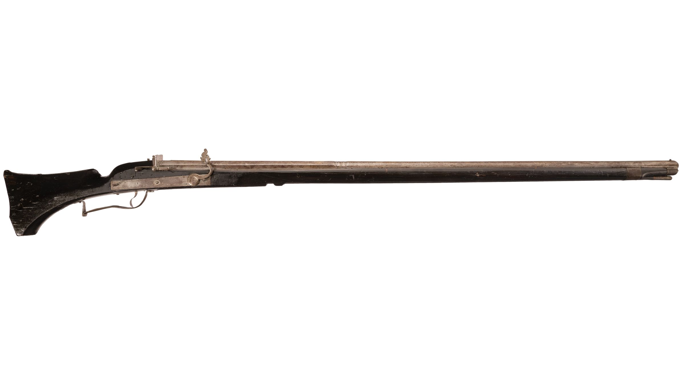 Early 17th Century Suhl Spanish Butt Matchlock Musket and Rest | Rock ...