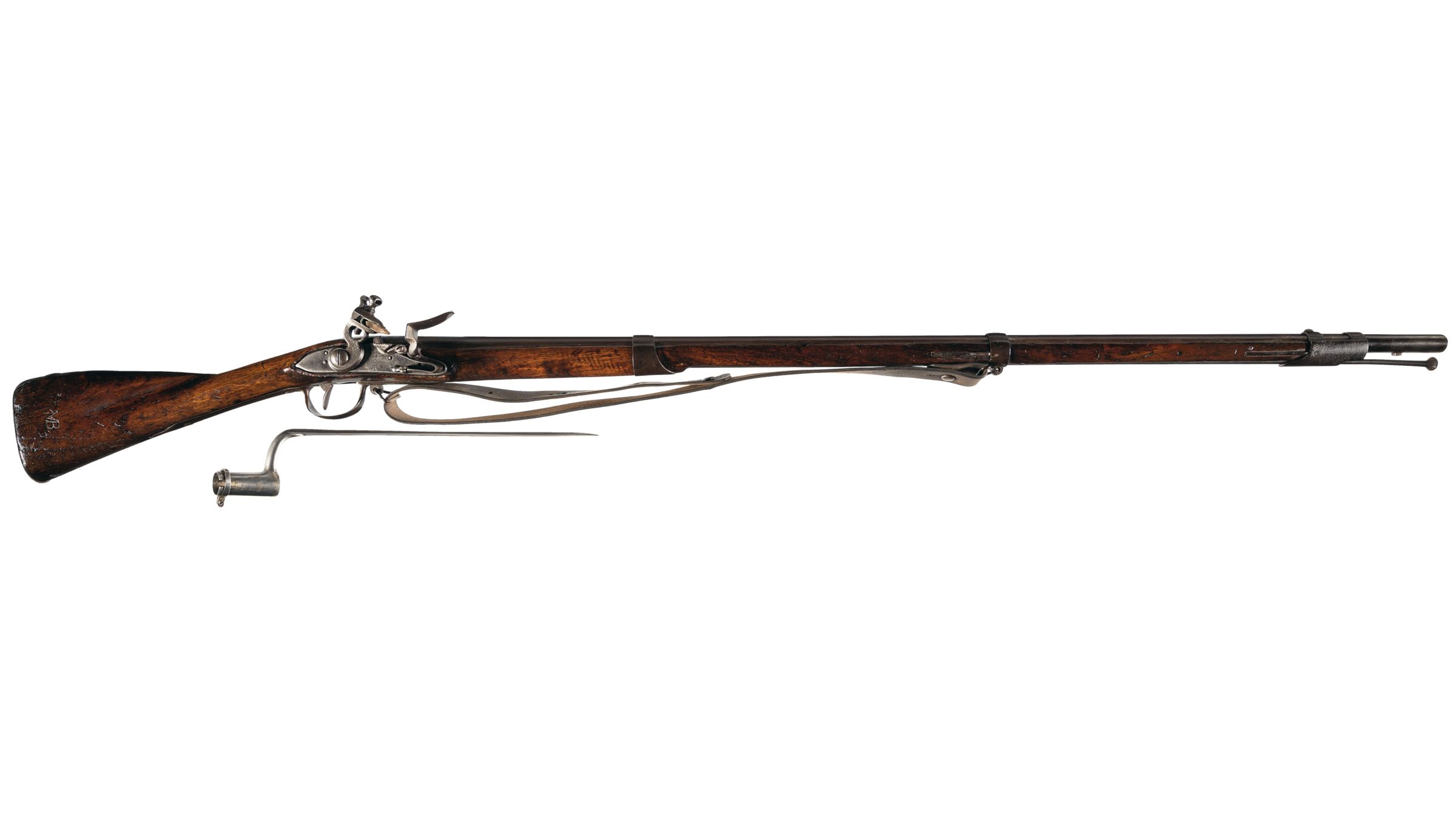 Revolutionary War French Charleville 1766/71 Musket with Bayonet | Rock ...