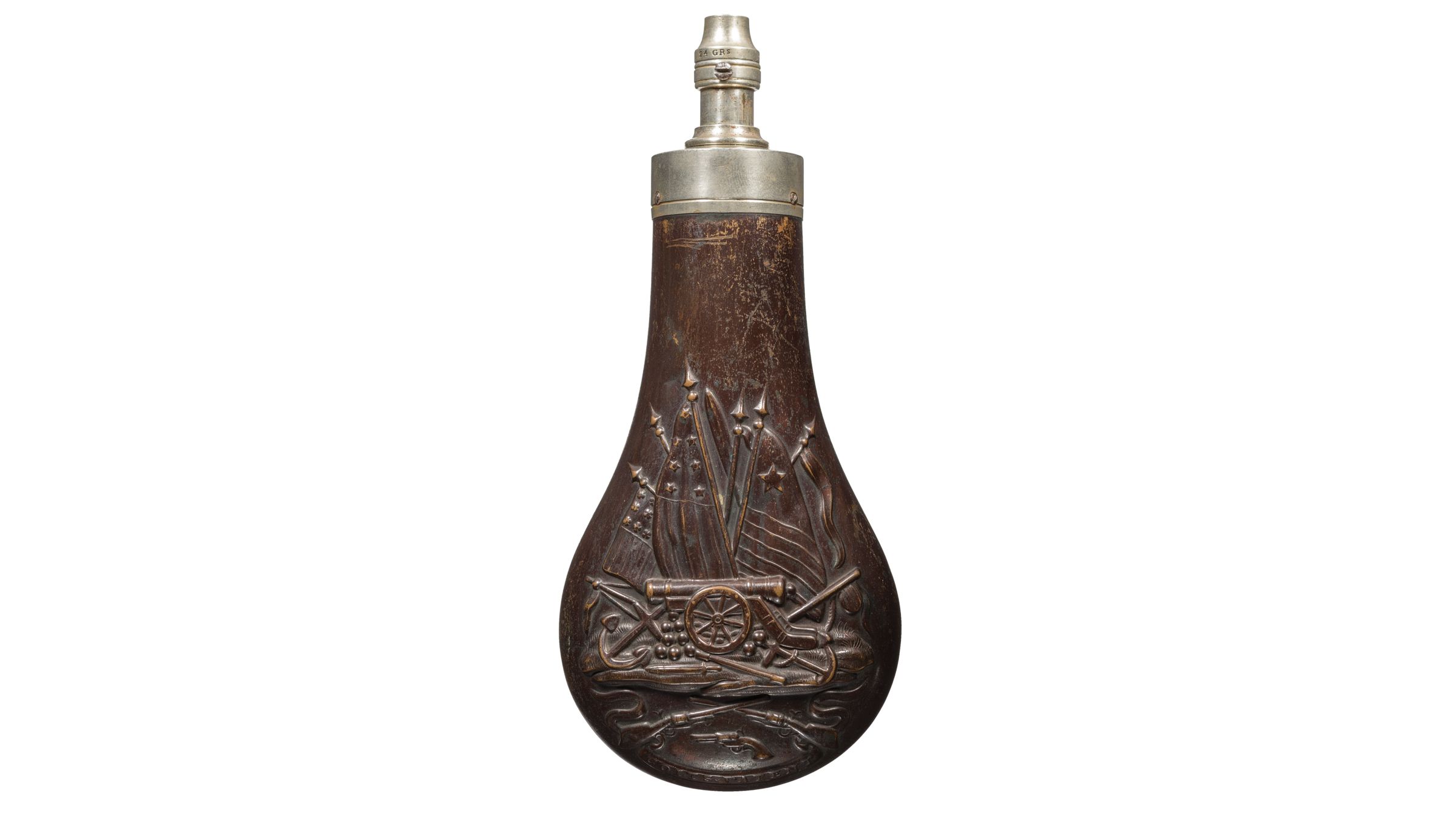 Colt First Model Navy Powder Flask | Rock Island Auction