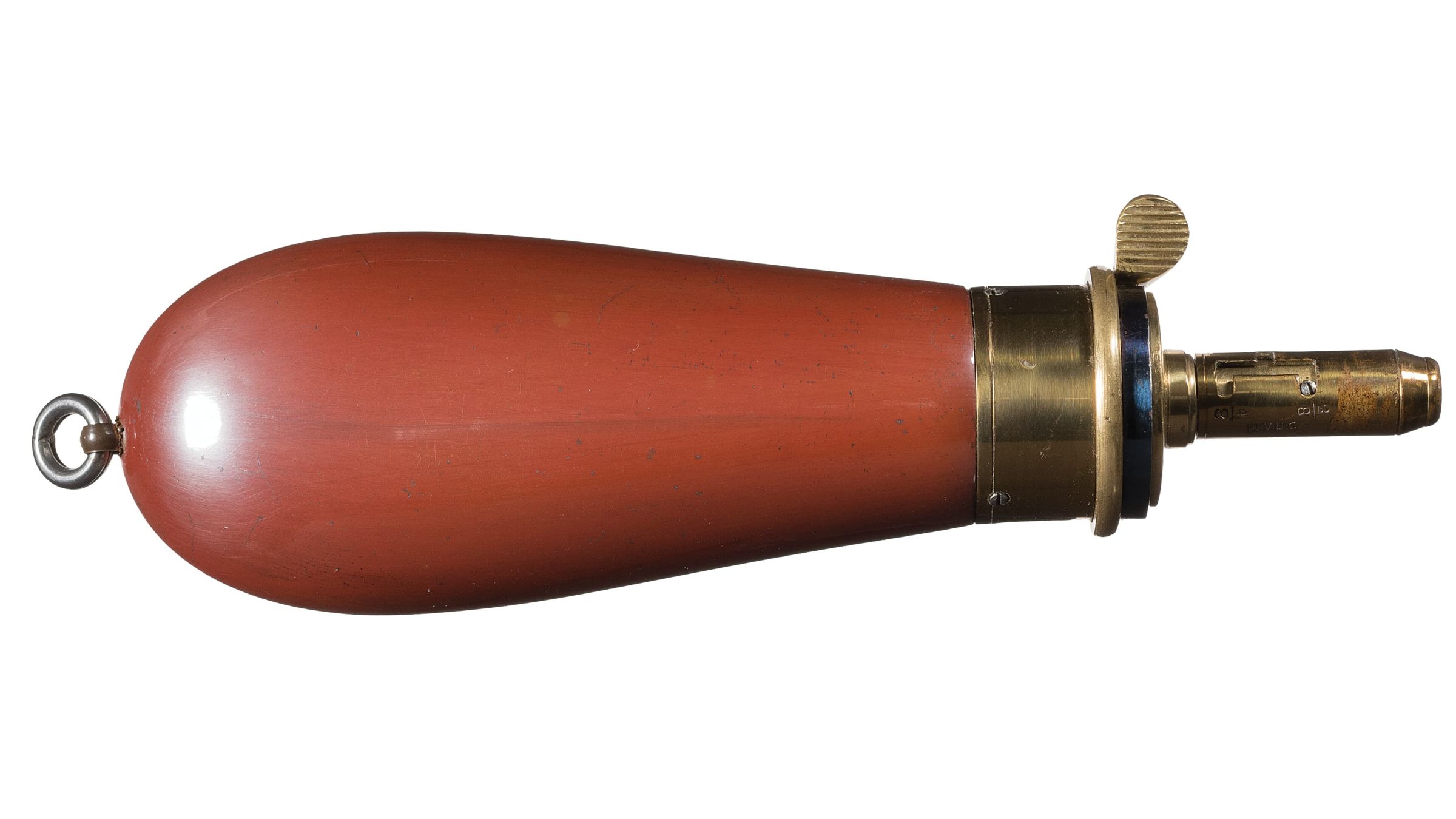 J. Dixon & Sons Colt London Pocket Model Powder Flask | Rock Island Auction