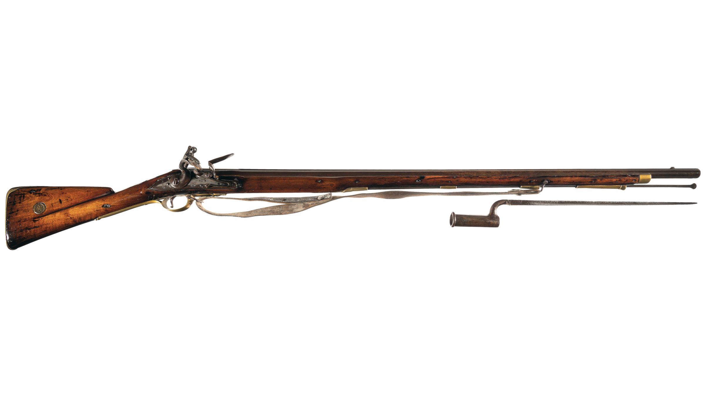 British Short Land New Pattern Flintlock Musket & Bayonet | Rock Island ...