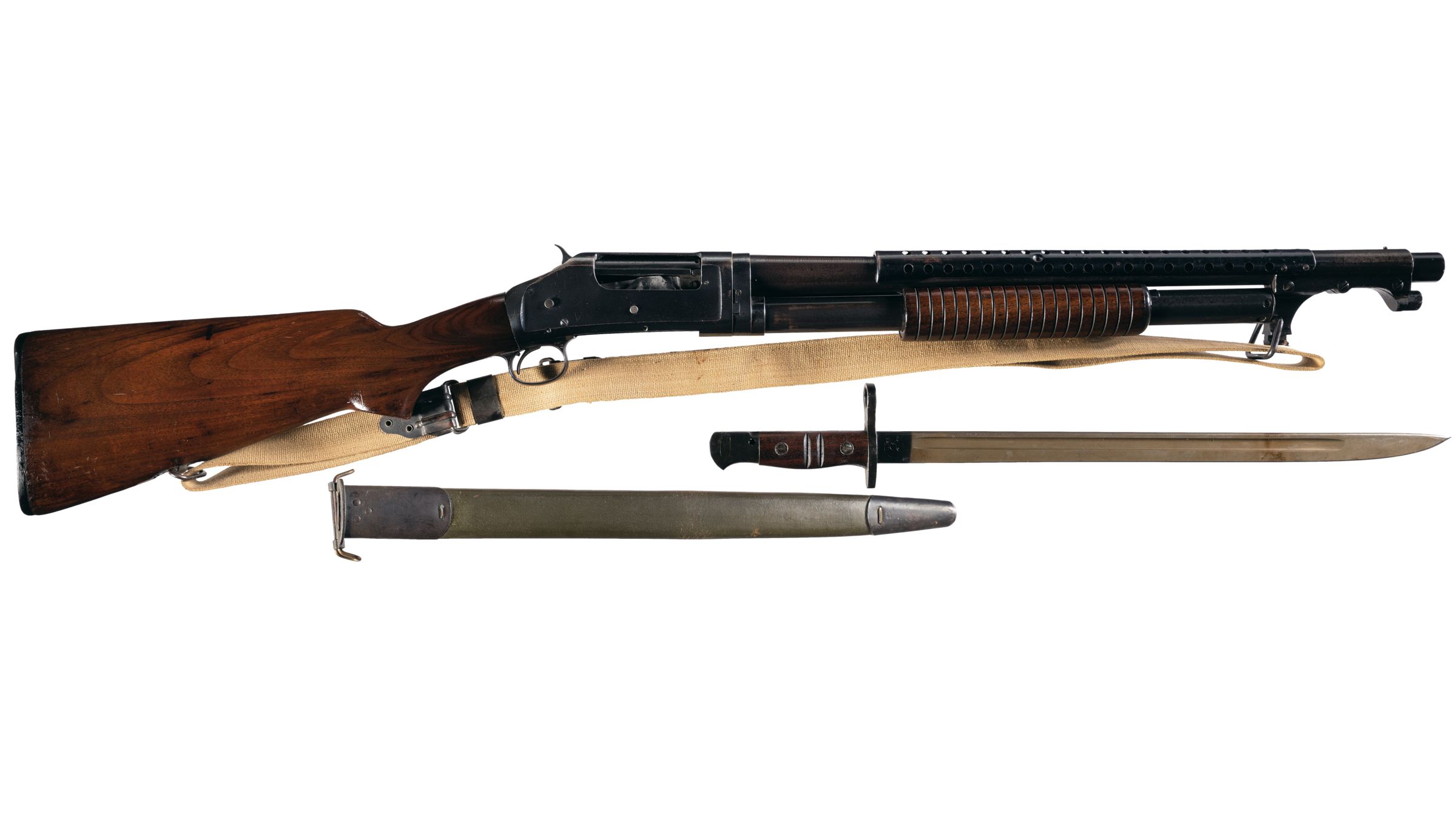U.S. Winchester Model 97 Slide Action Trench Shotgun | Rock Island Auction