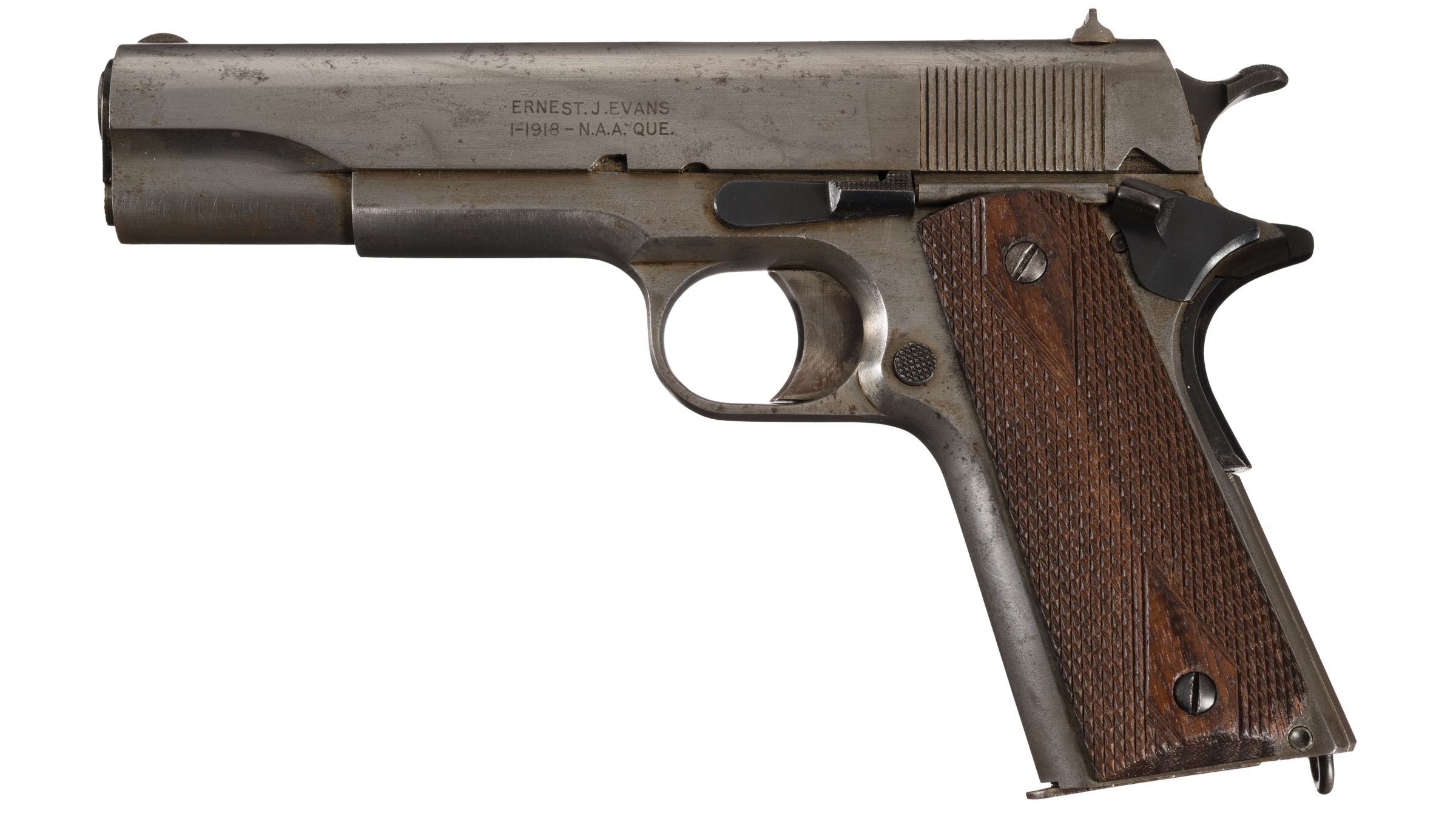 Inscribed North American Arms Model 1911 Prototype Pistol | Rock Island ...
