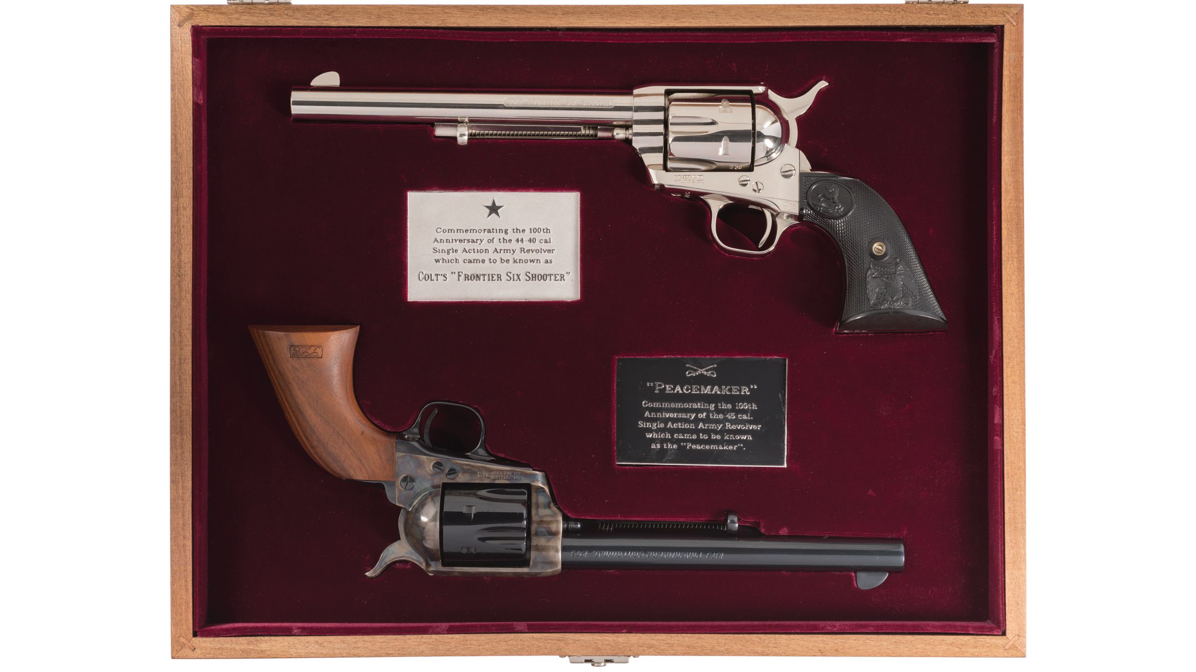 Pair of Colt Peacemaker Centennial Single Action Army Revolvers | Rock ...
