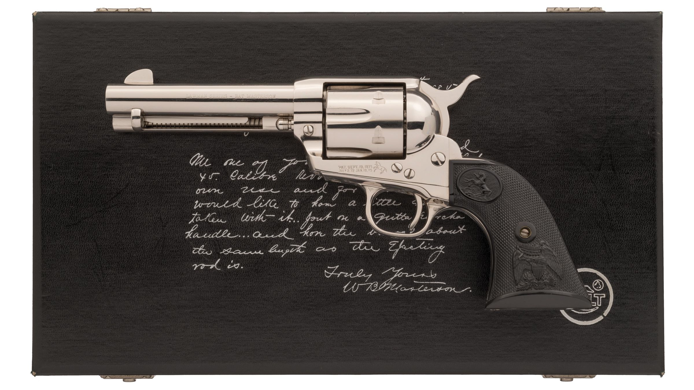 Colt Bat Masterson Commemorative Single Action Army Revolver | Rock ...