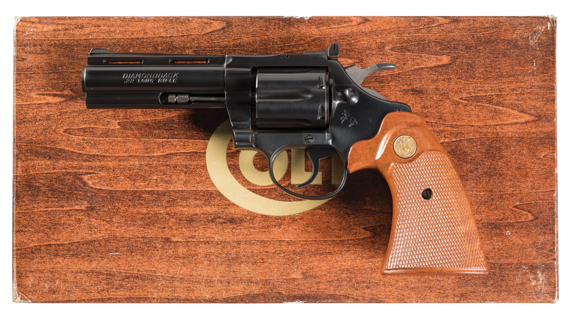 Colt Diamondback Double Action .22 Revolver with Box | Rock Island Auction