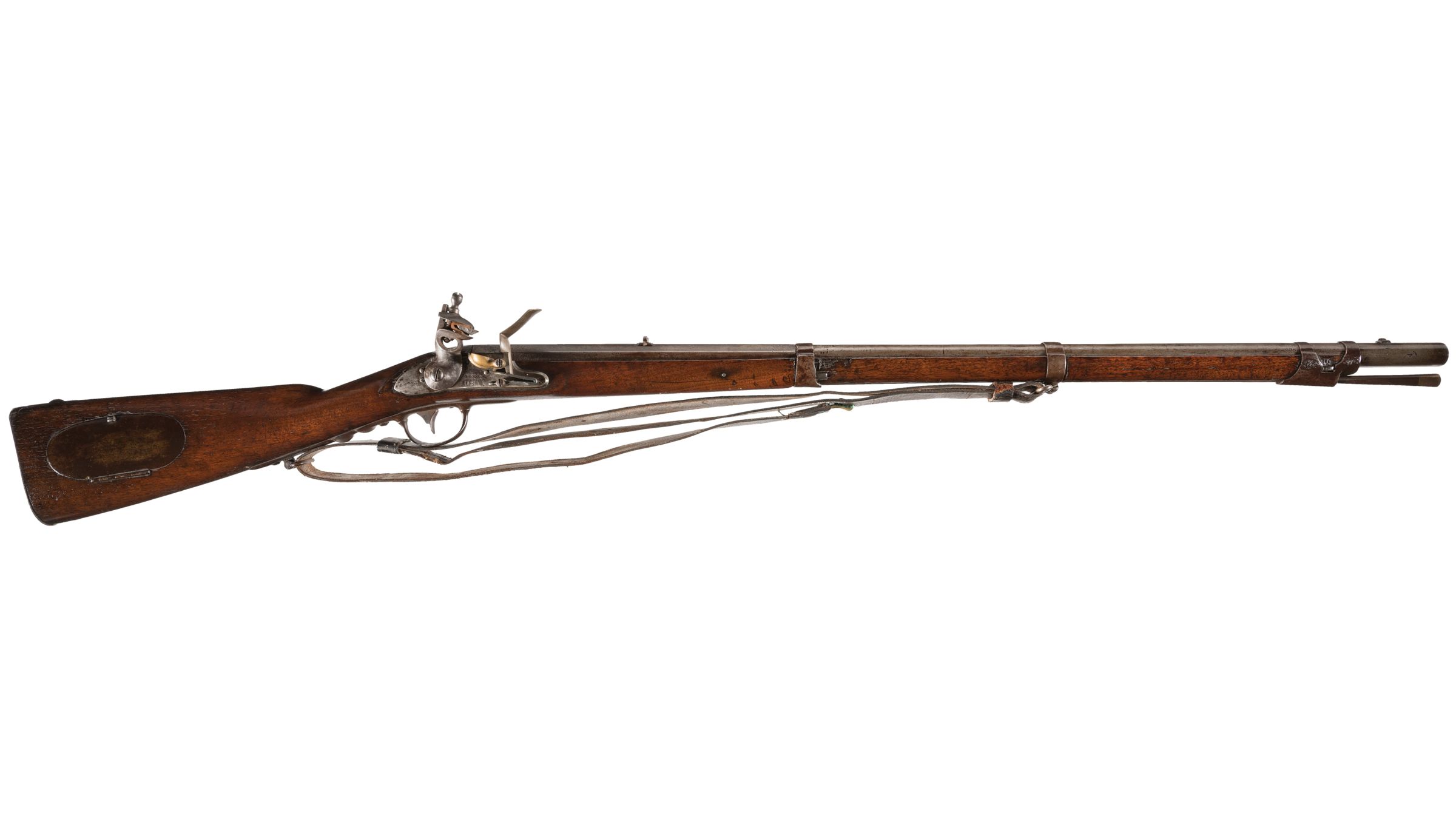 SNY Marked Robert Johnson U.S. Contract 1814 Flintlock Rifle | Rock ...