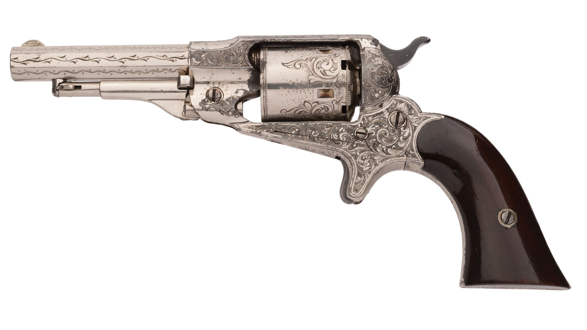 Factory Engraved Remington New Model Pocket .32 Rimfire Revolver | Rock ...