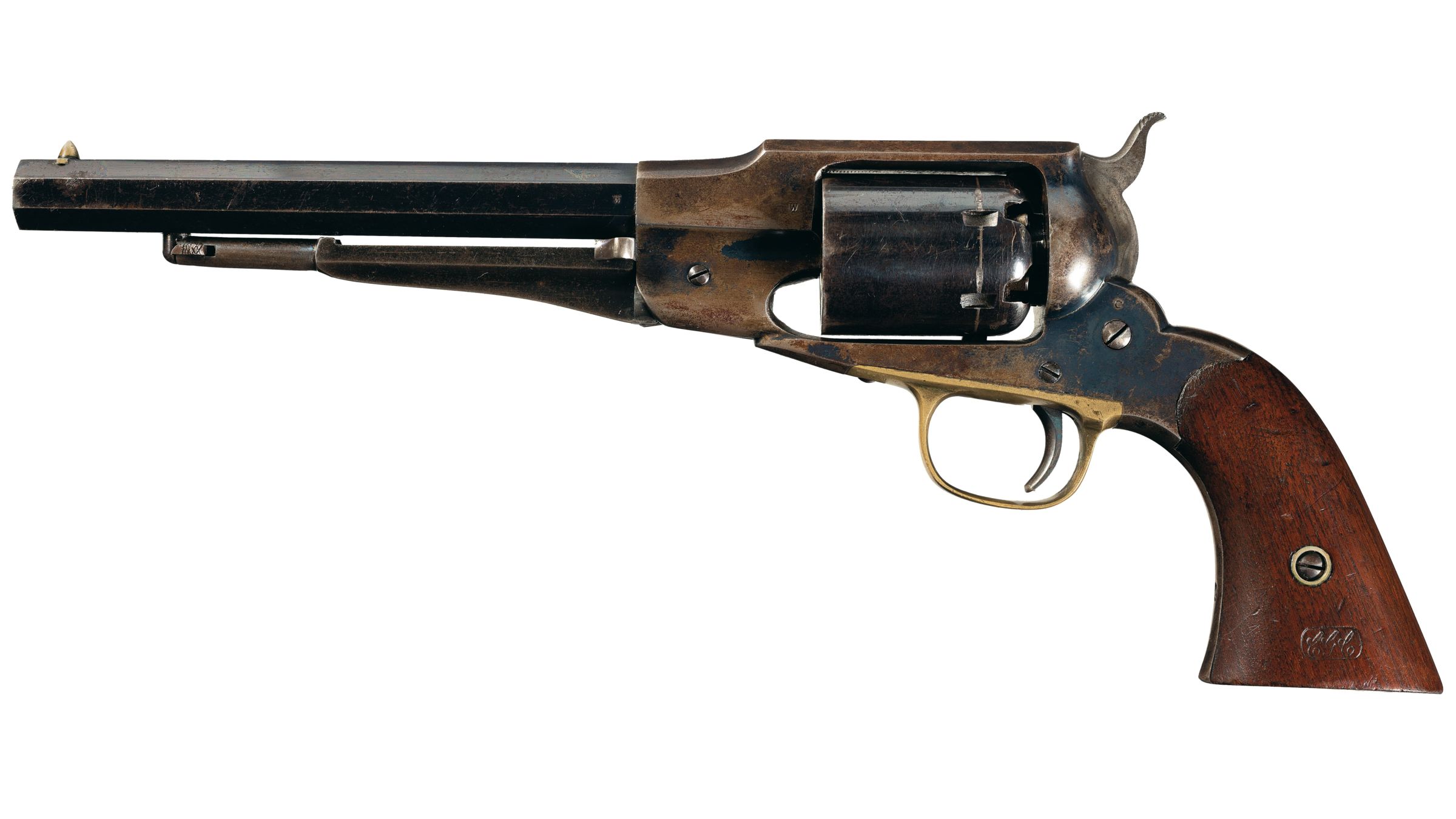Military Inspected Remington Model 1861 Navy Percussion Revolver | Rock ...