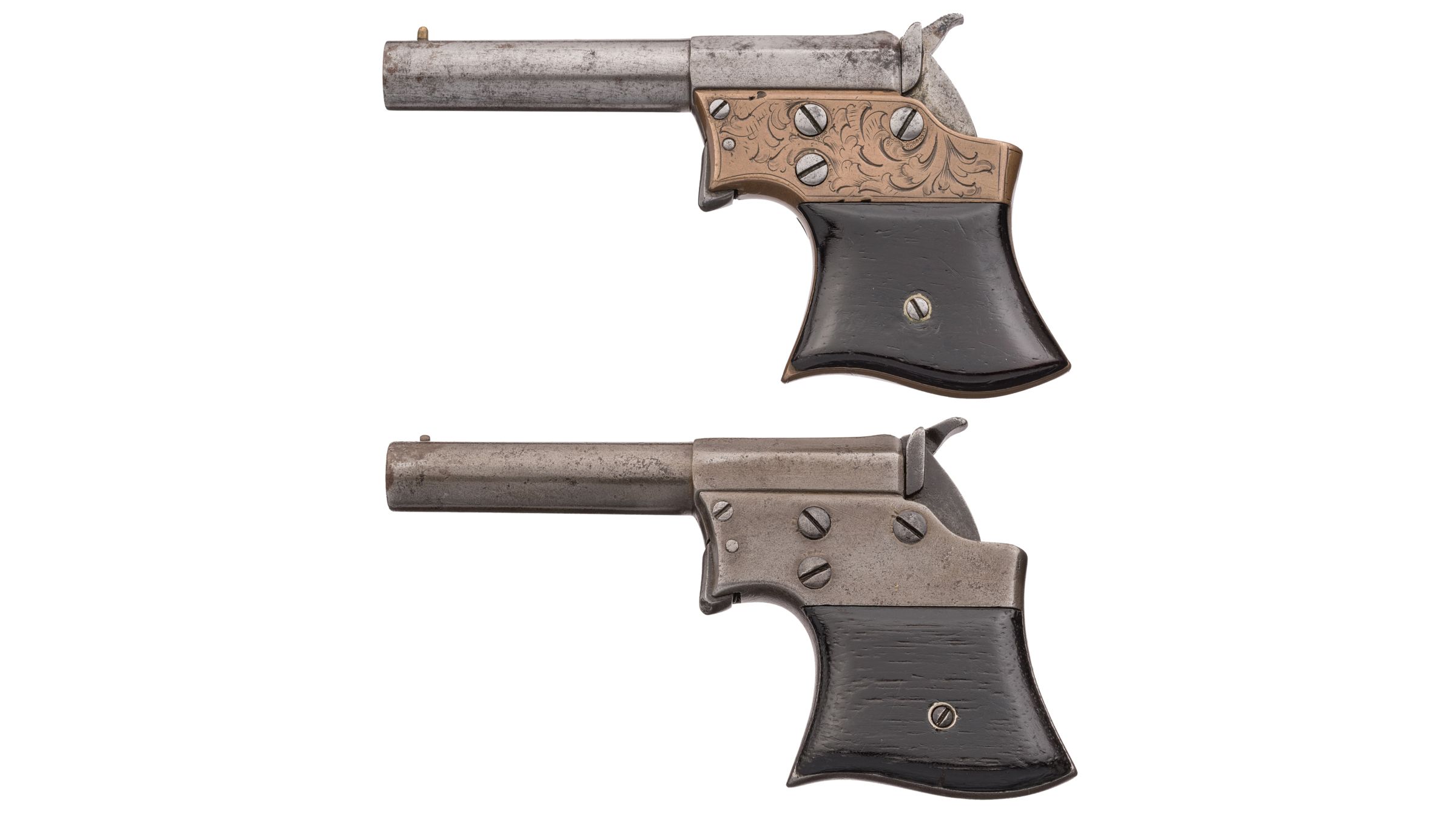 Two Remington No. 2 Vest Pocket Derringer Pistols | Rock Island Auction