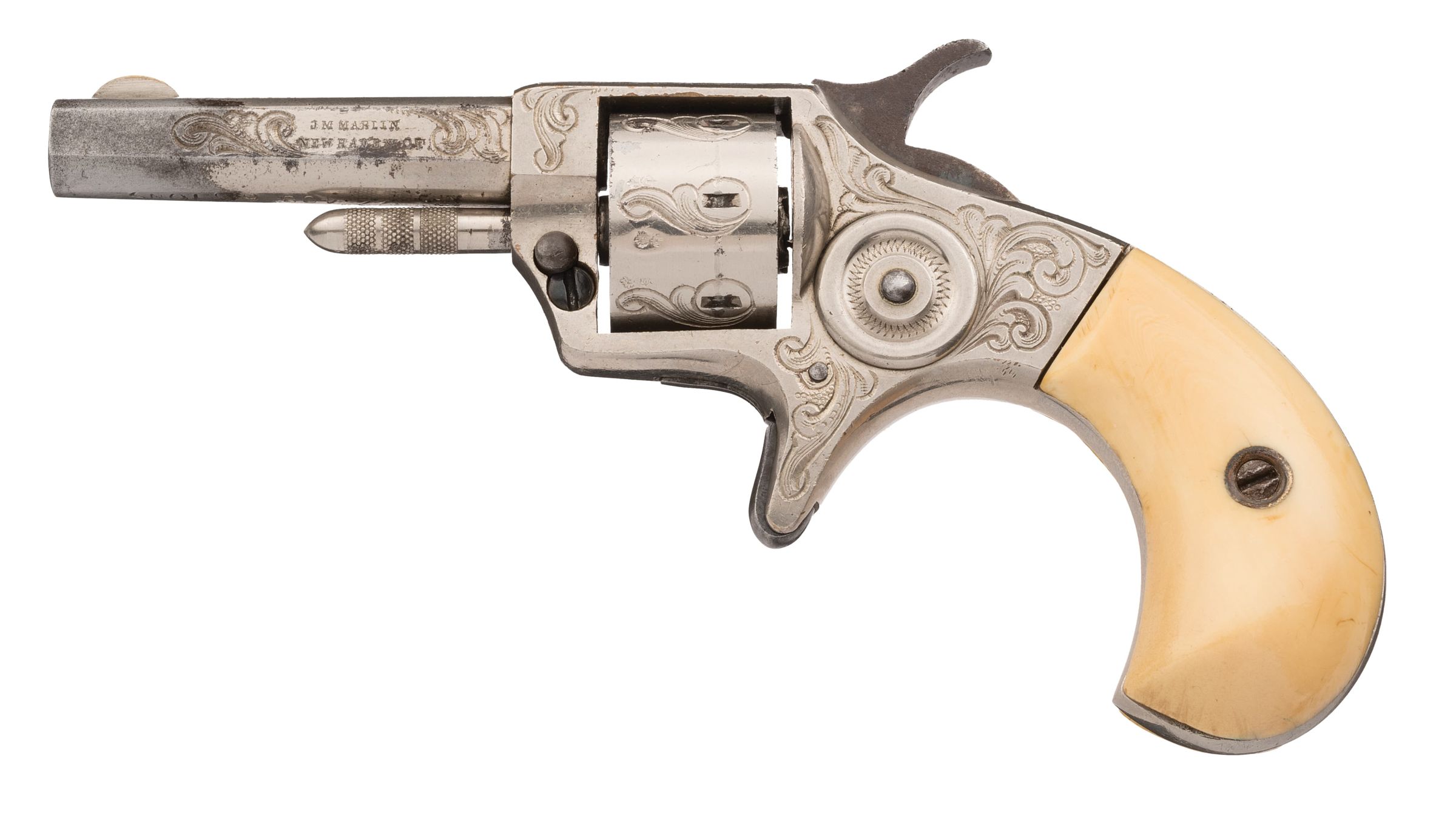 Factory Engraved Marlin Little Joker Spur Trigger Revolver | Rock ...