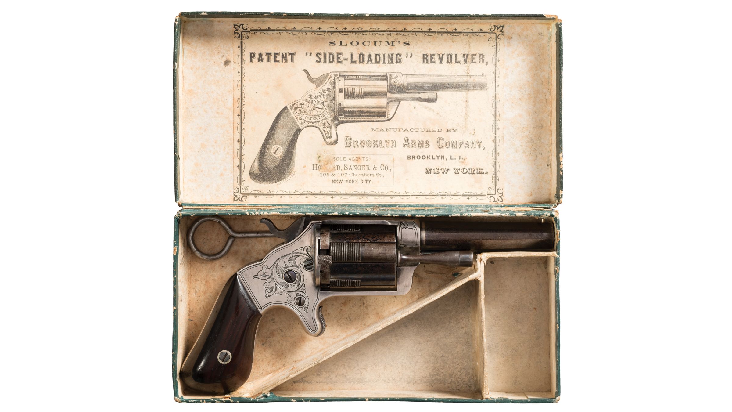 Brooklyn Arms Slocum Sliding Chamber Pocket Revolver | Rock Island Auction