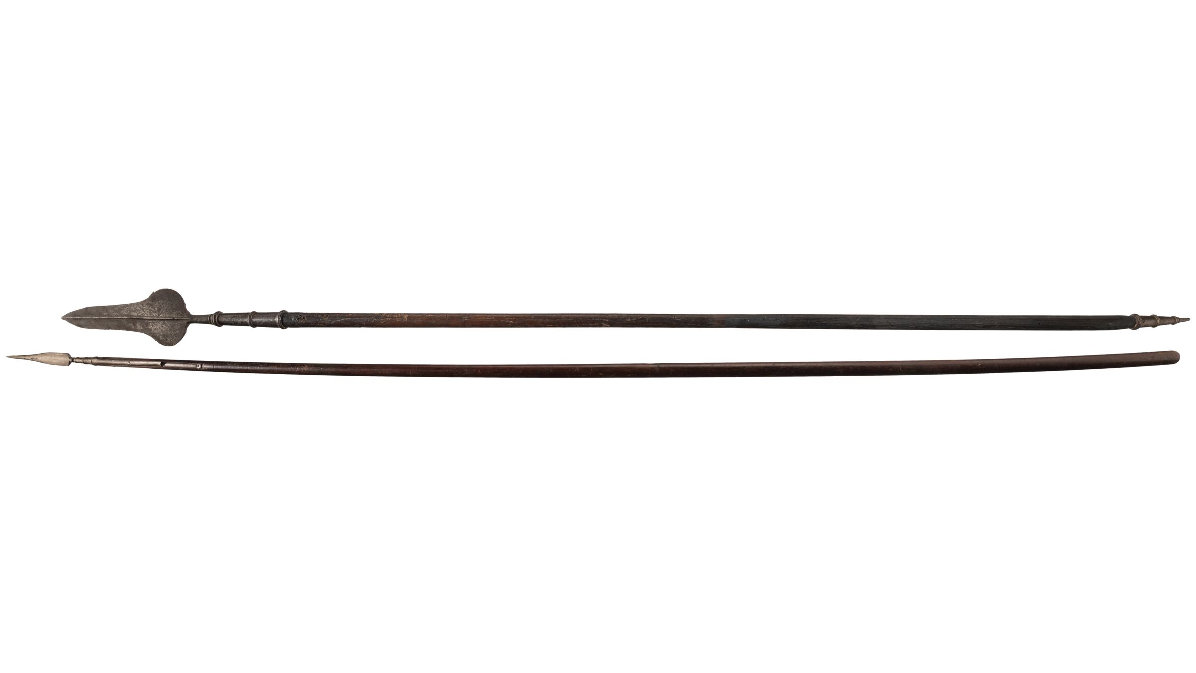 Two Antique European Style Pole Arms | Rock Island Auction