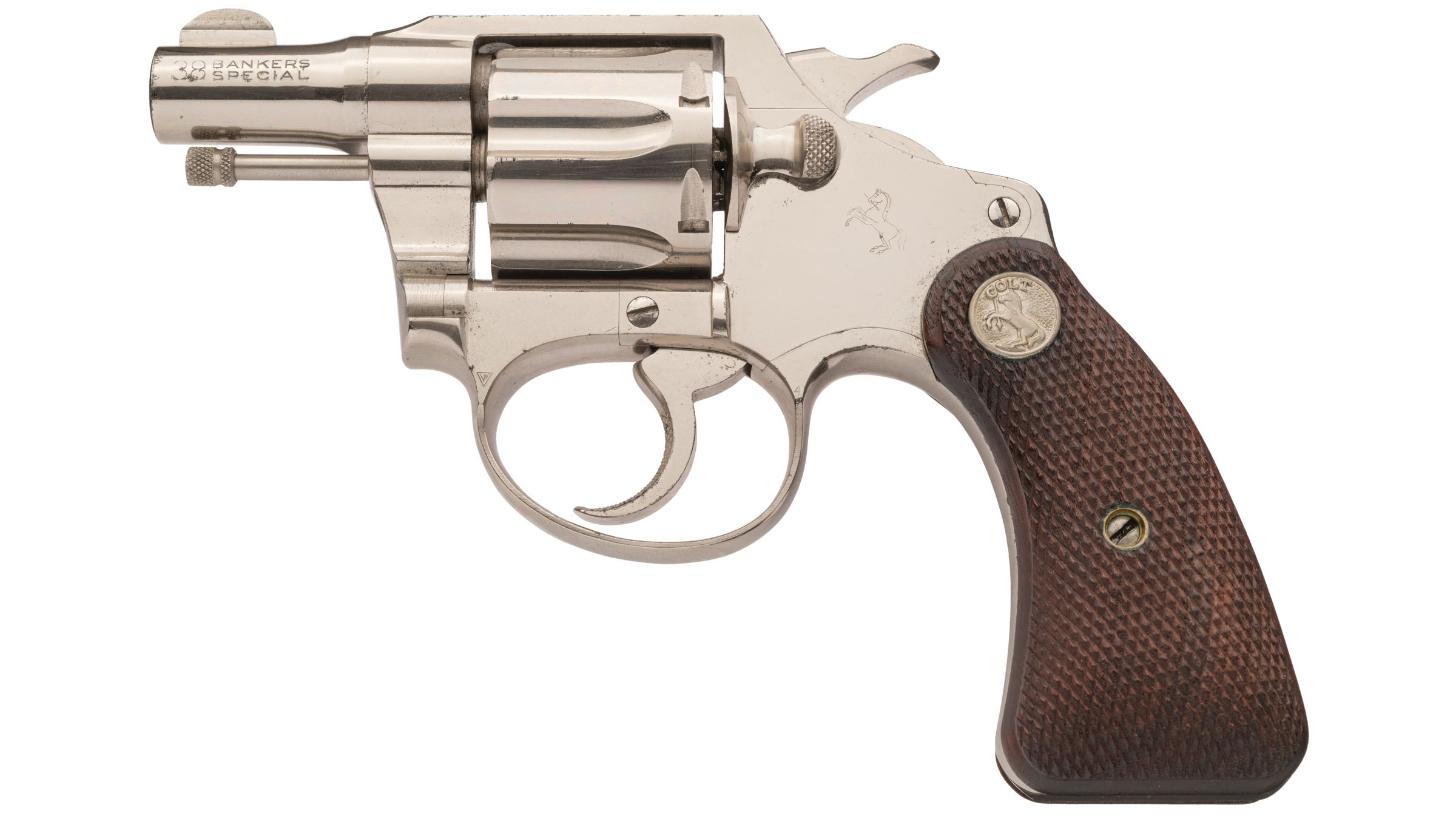 Nickel Plated Colt Banker's Special Double Action Revolver | Rock ...
