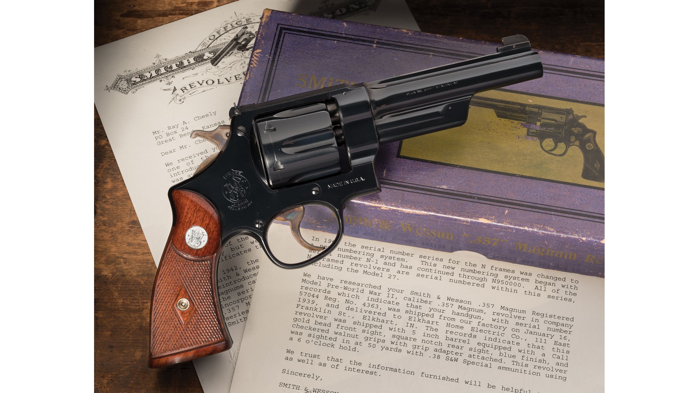 Smith & Wesson .357 Registered Magnum Revolver | Rock Island Auction