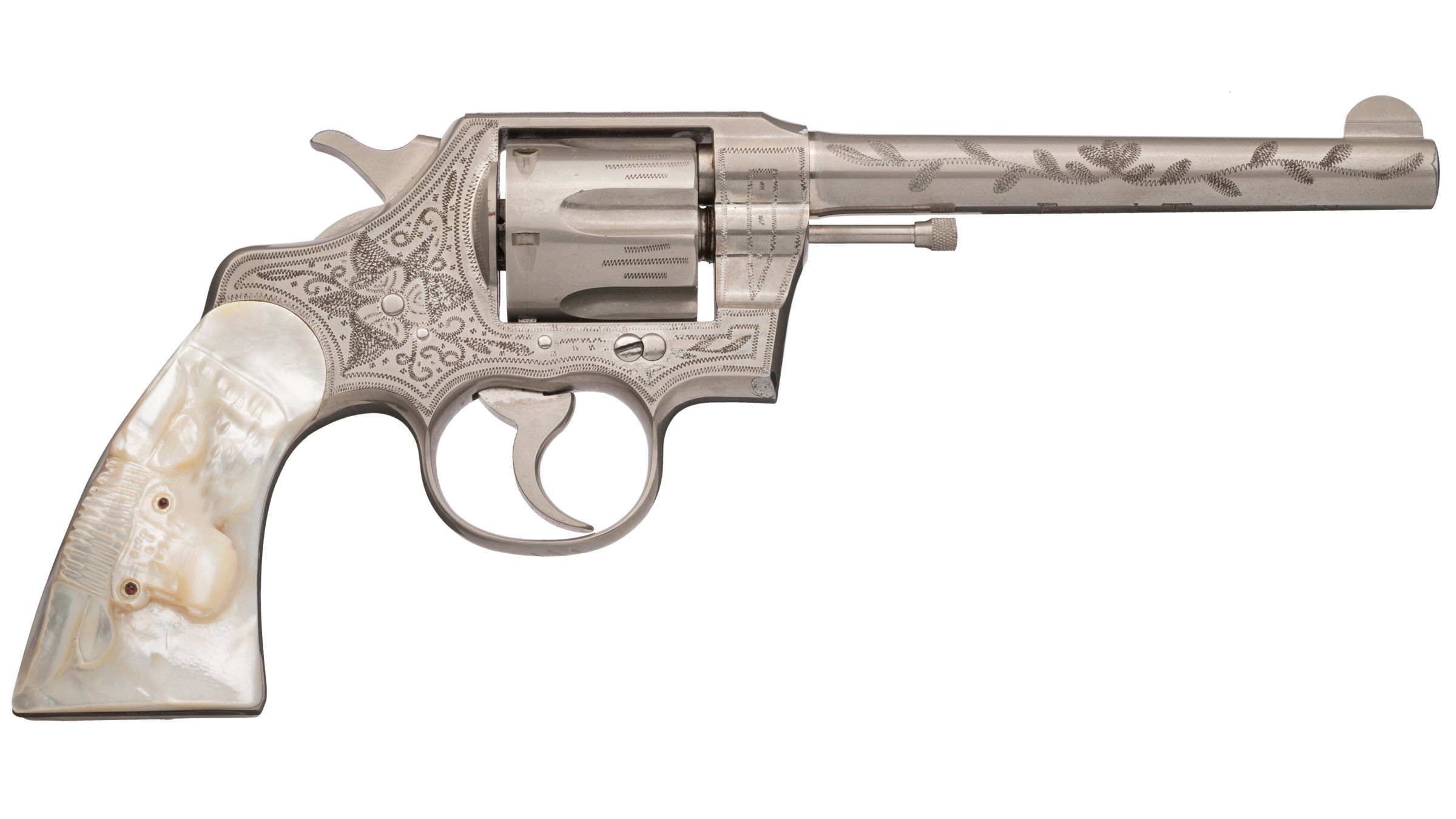Wolf & Klar Engraved Colt Army Special Revolver | Rock Island Auction