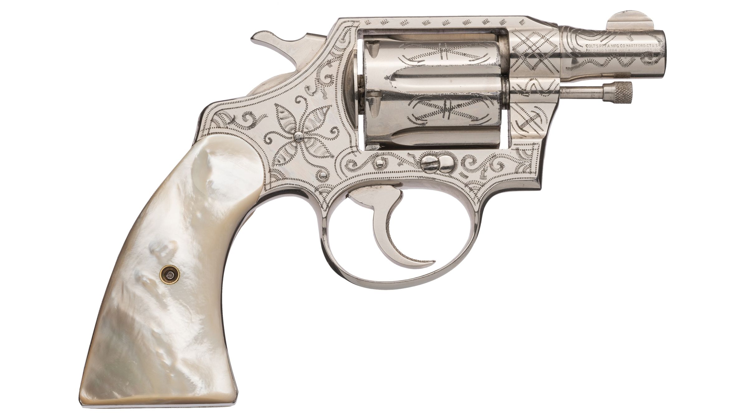 Wolf & Klar Engraved Colt Detective Special Revolver | Rock Island Auction