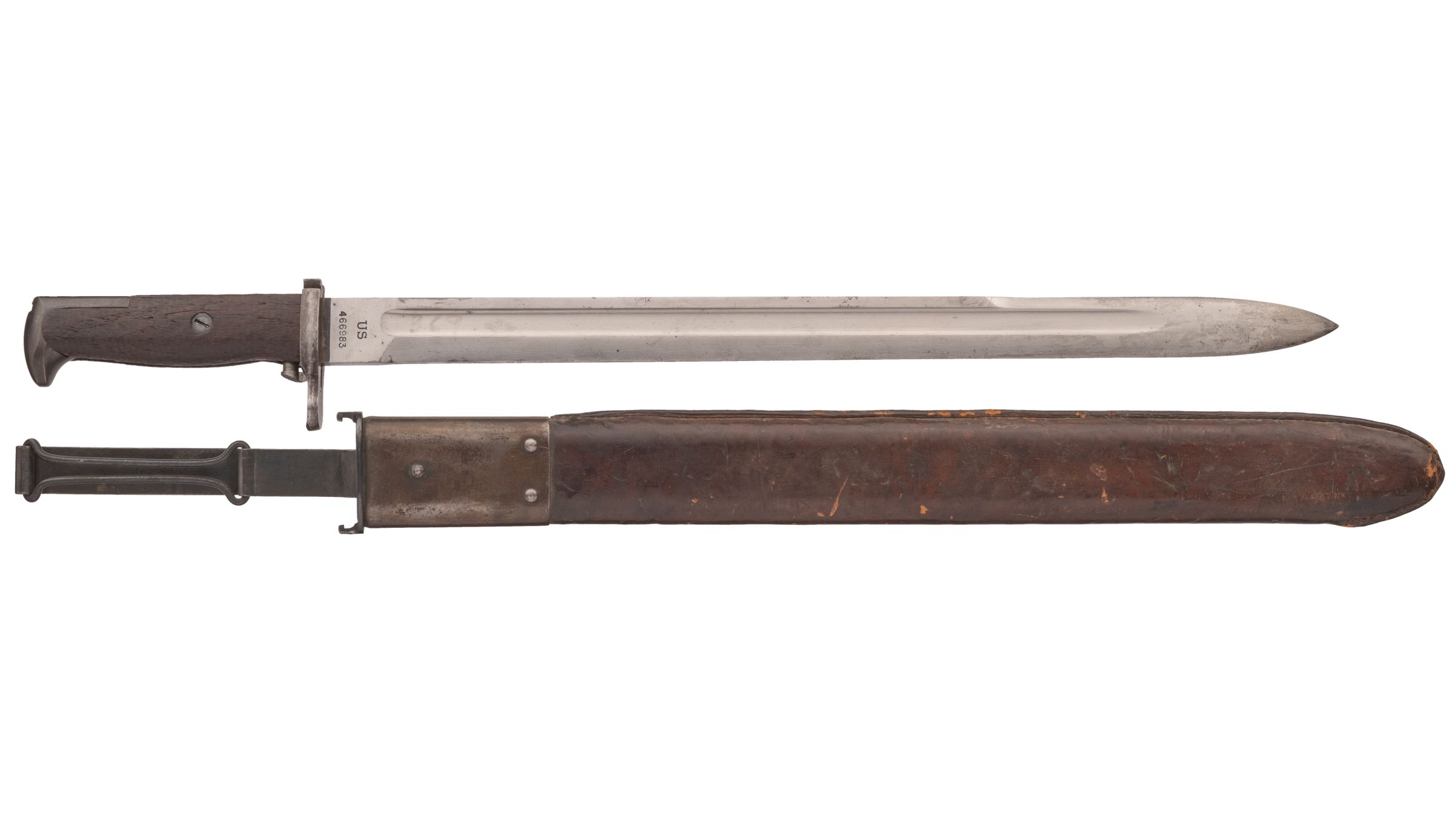 Us Model 1905 Bayonet For 1903 Springfield Rifle With Collector Grade