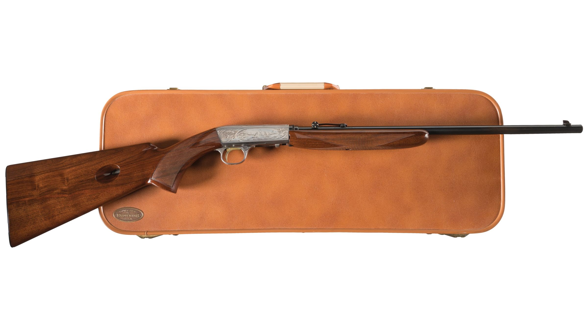 Factory Engraved Browning Grade II Auto-22 Rifle | Rock Island Auction
