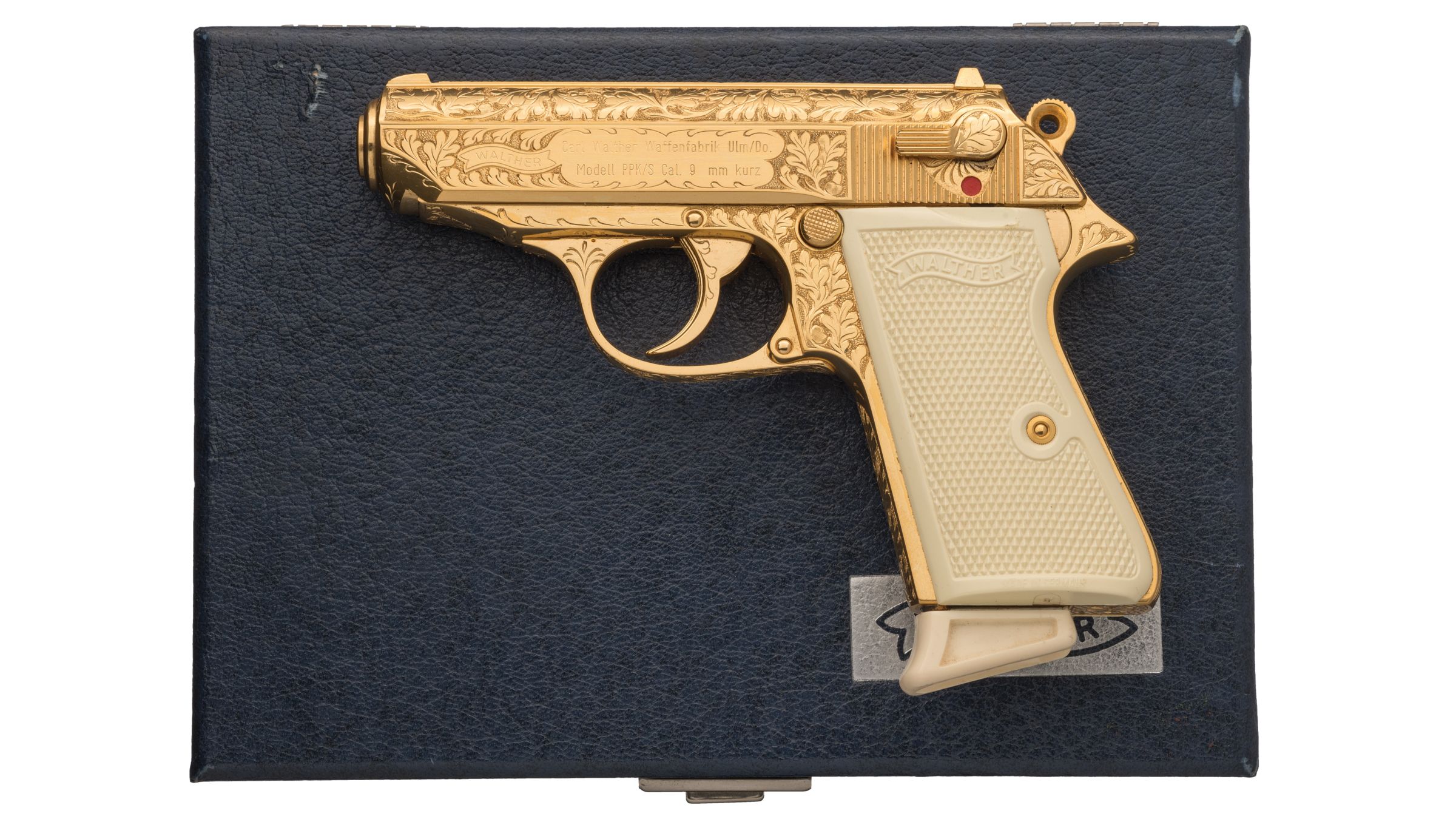 Factory Engraved and Gold Plated Walther PPK/S Pistol | Rock Island Auction