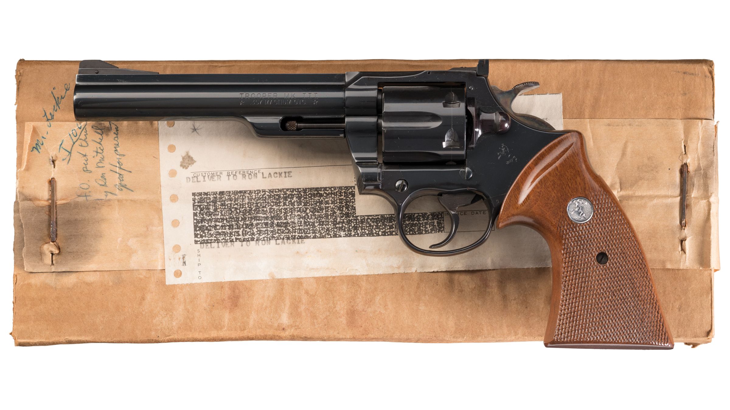 Milestone 100,000 Serial Number Colt Trooper MK III Revolver | Rock ...