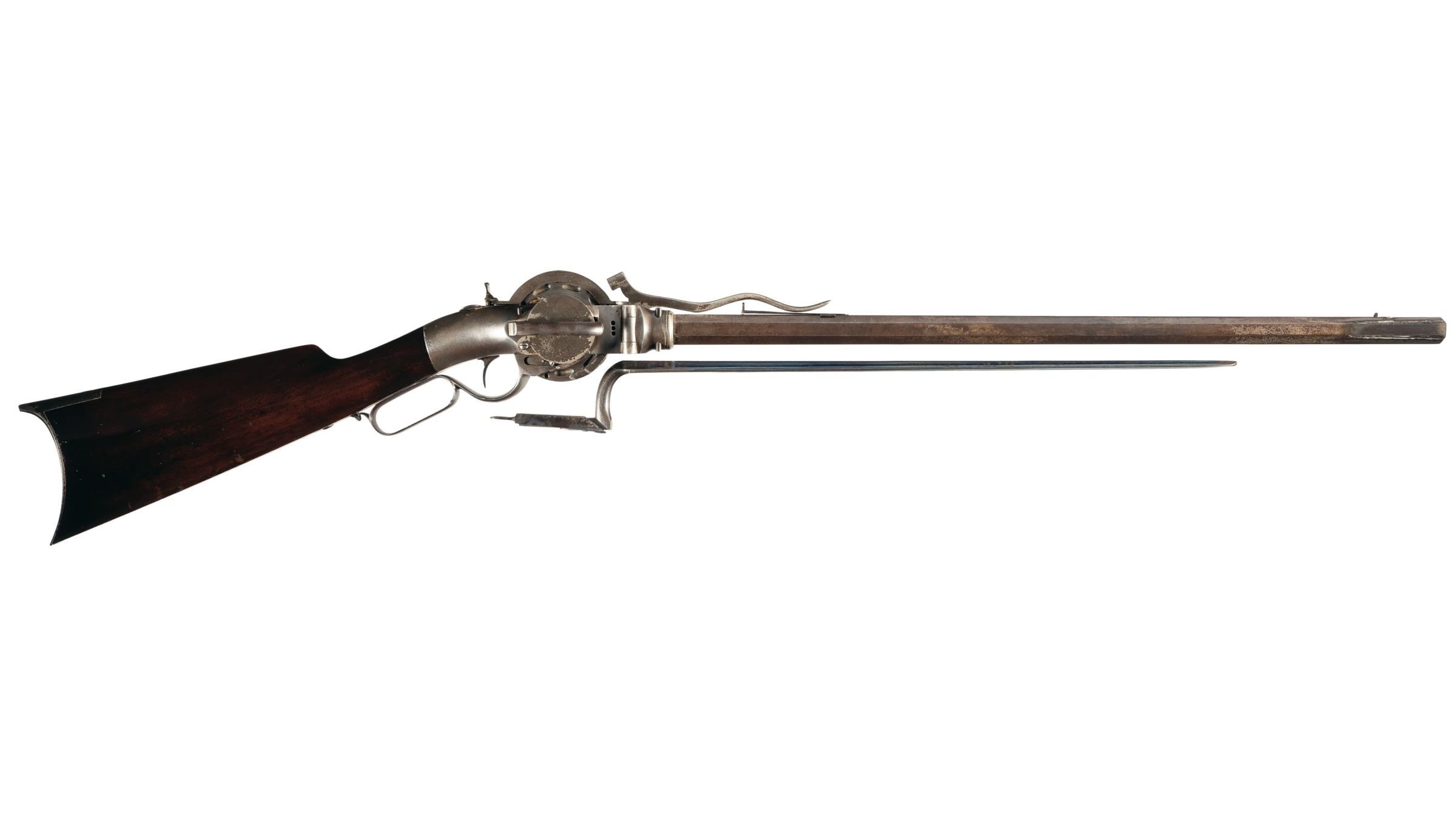P.W. Porter Second Model Percussion Turret Rifle | Rock Island Auction
