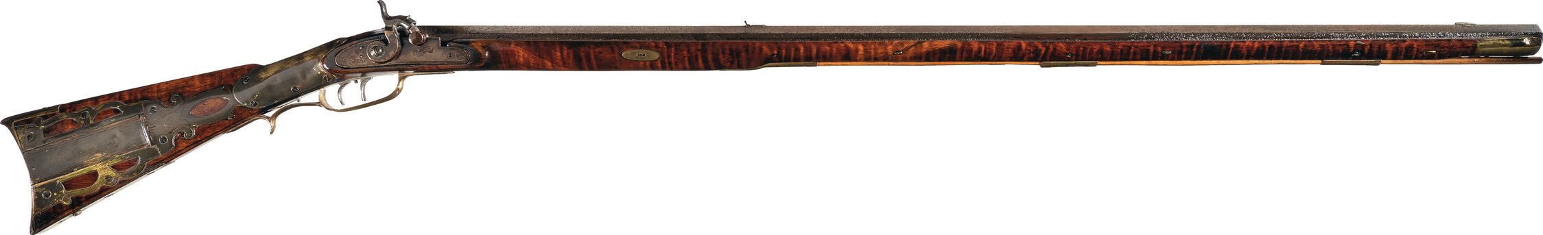 W. Hawken Percussion American Long Rifle | Rock Island Auction