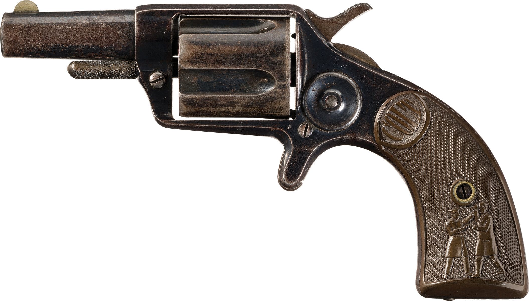 Colt Etched Panel New Police "Cop & Thug" Gripped Revolver | Rock ...