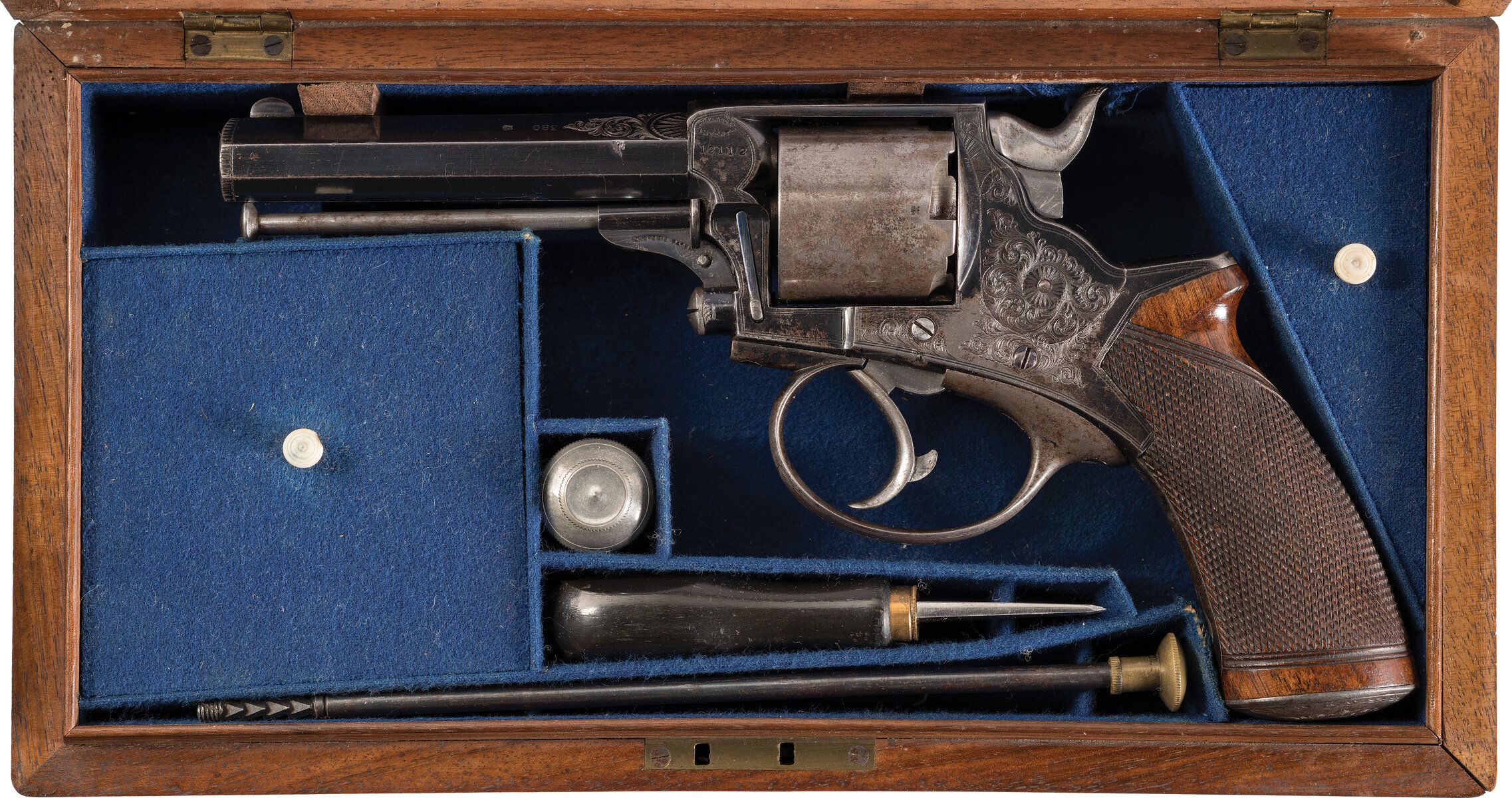W. Tranter Patent Double Action Centerfire Revolver | Rock Island Auction