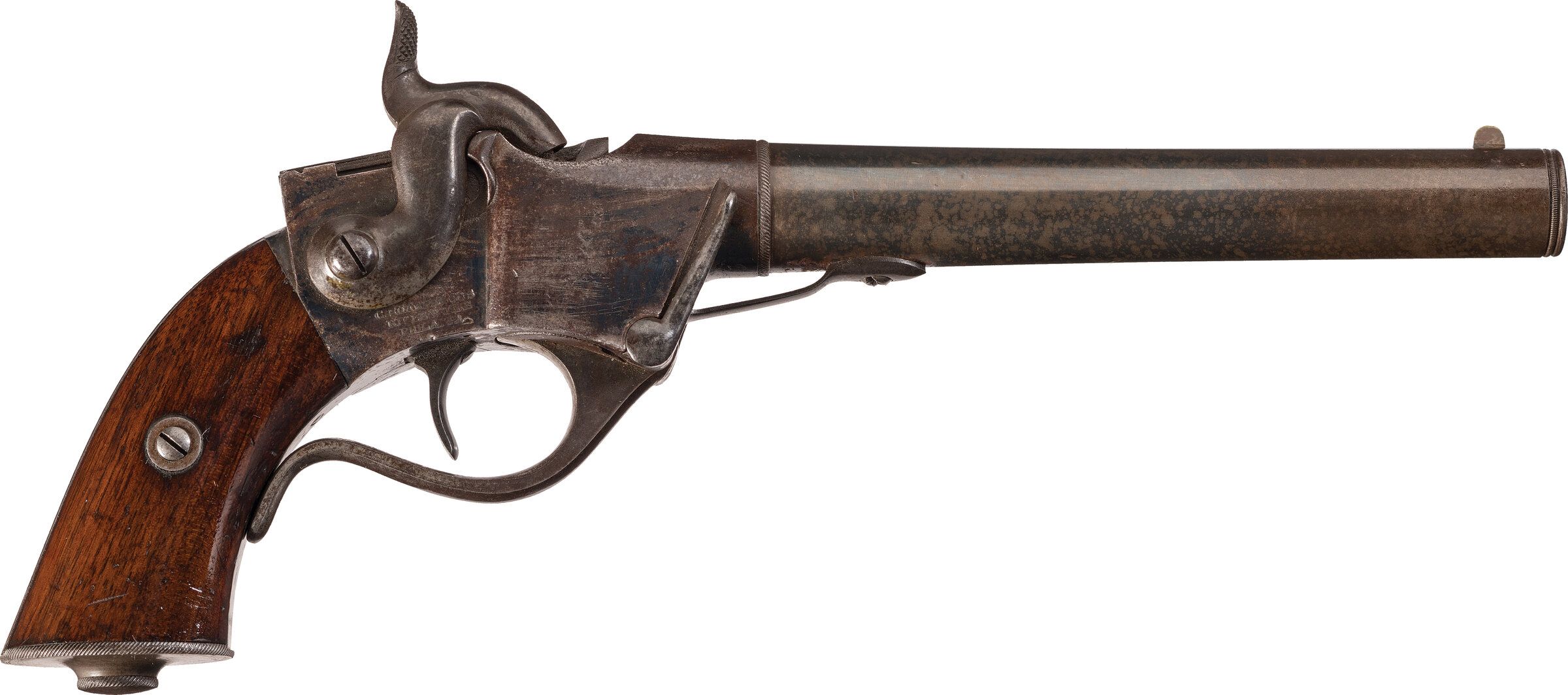 Sharps Second Type Breech Loading Percussion Pistol | Rock Island Auction