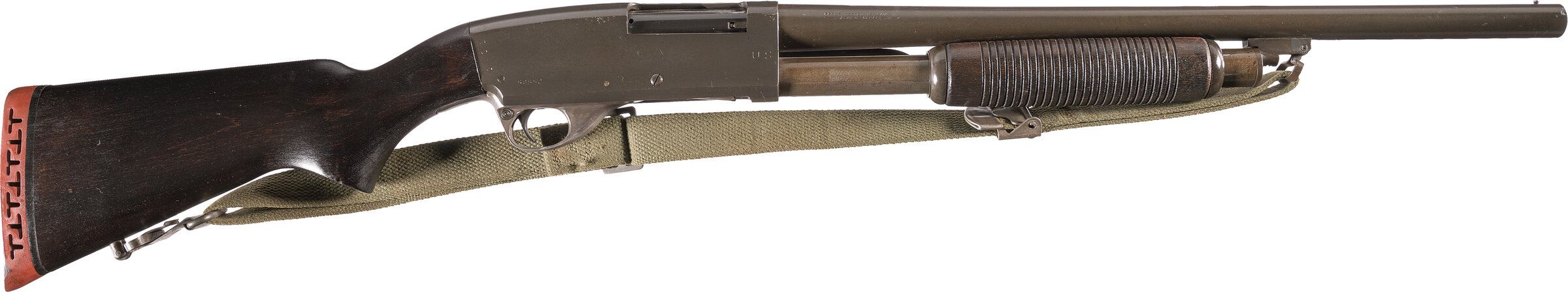 Vietnam Era U.S. Contract Stevens 77E Slide Action Riot Shotgun | Rock ...
