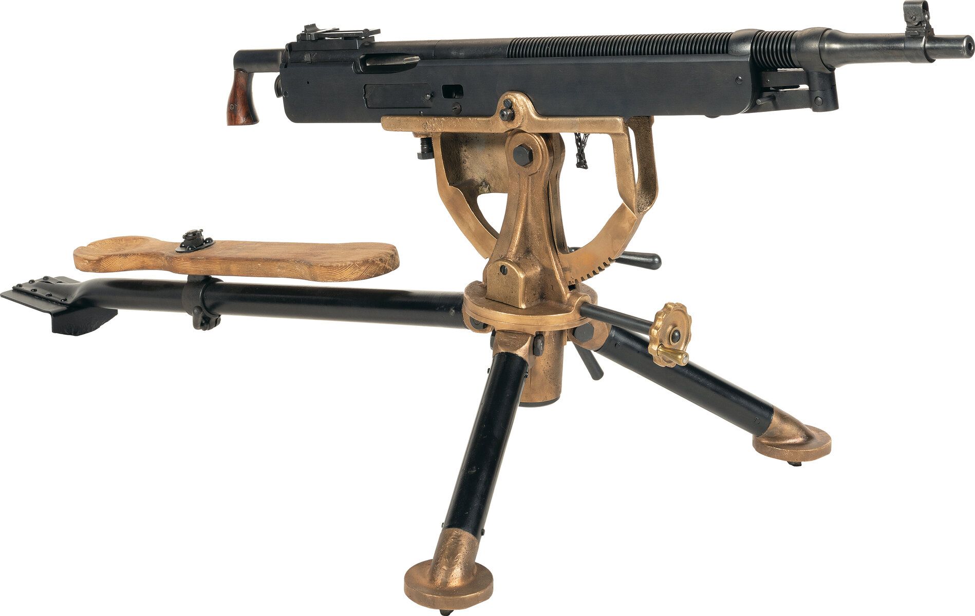 Marlin 1917 Potato Digger Machine Gun with Tripod | Rock Island Auction