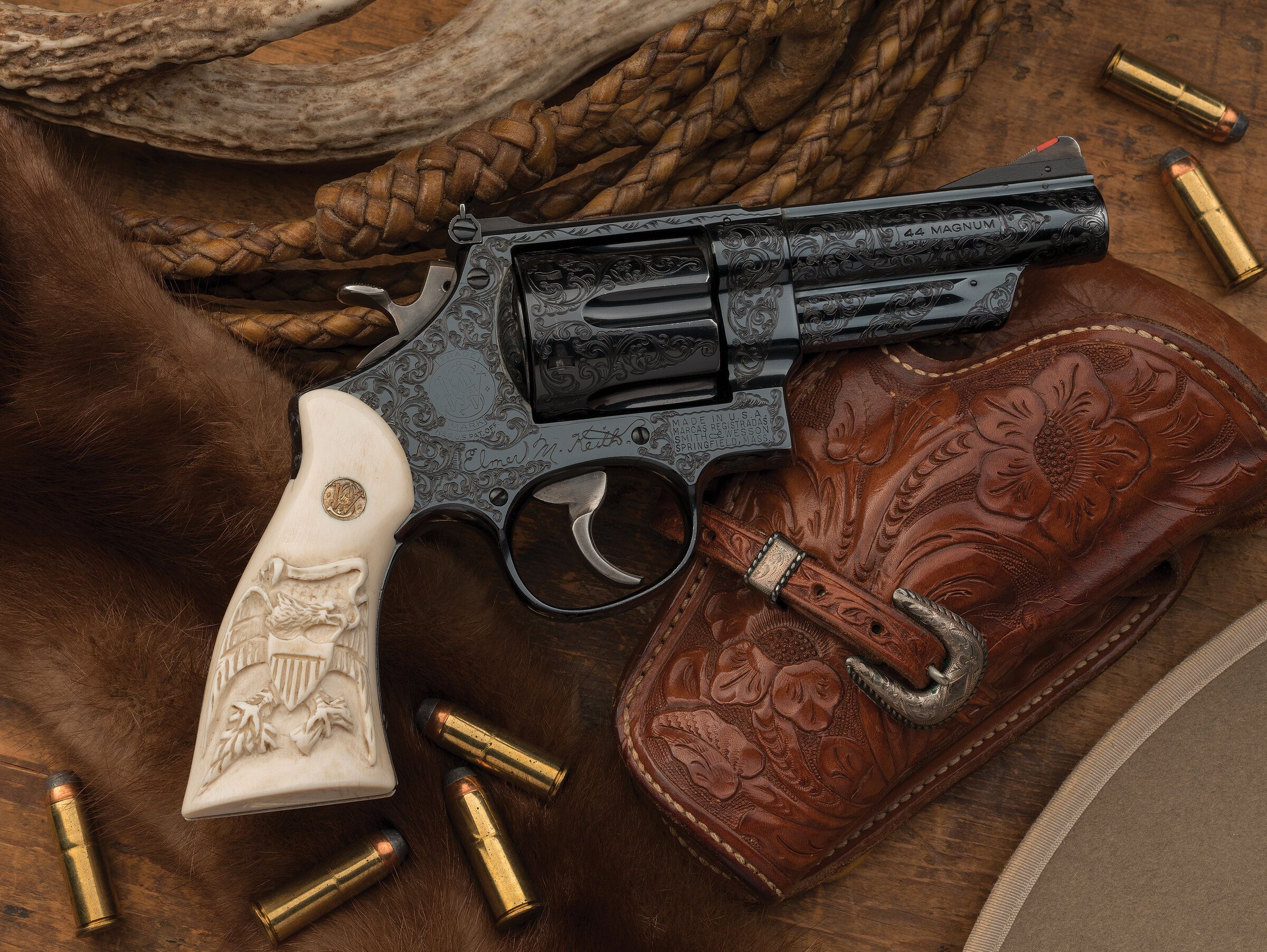 Elmer Keith's Presented Engraved S&W .44 Magnum Revolver | Rock Island ...