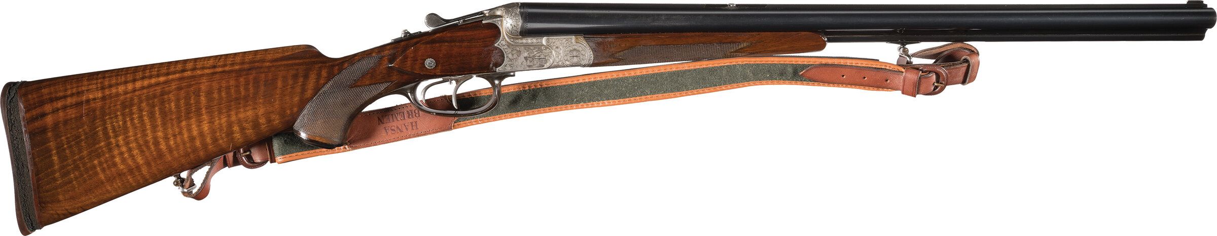 Factory Game Scene Engraved Gebruder Adamy Boxlock Drilling | Rock ...