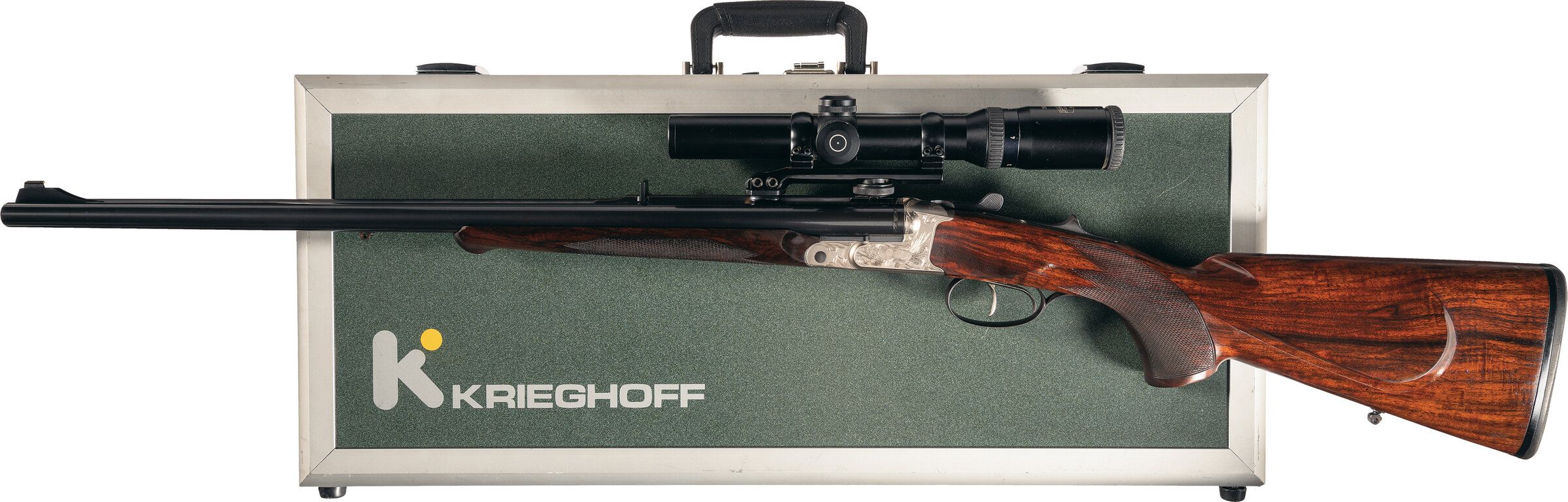 Factory Engraved Krieghoff Classic Double Rifle | Rock Island Auction