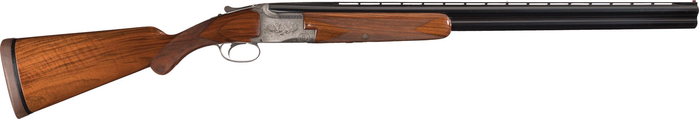 Funken Engraved Belgian Browning Superposed Pigeon Grade Shotgun | Rock ...