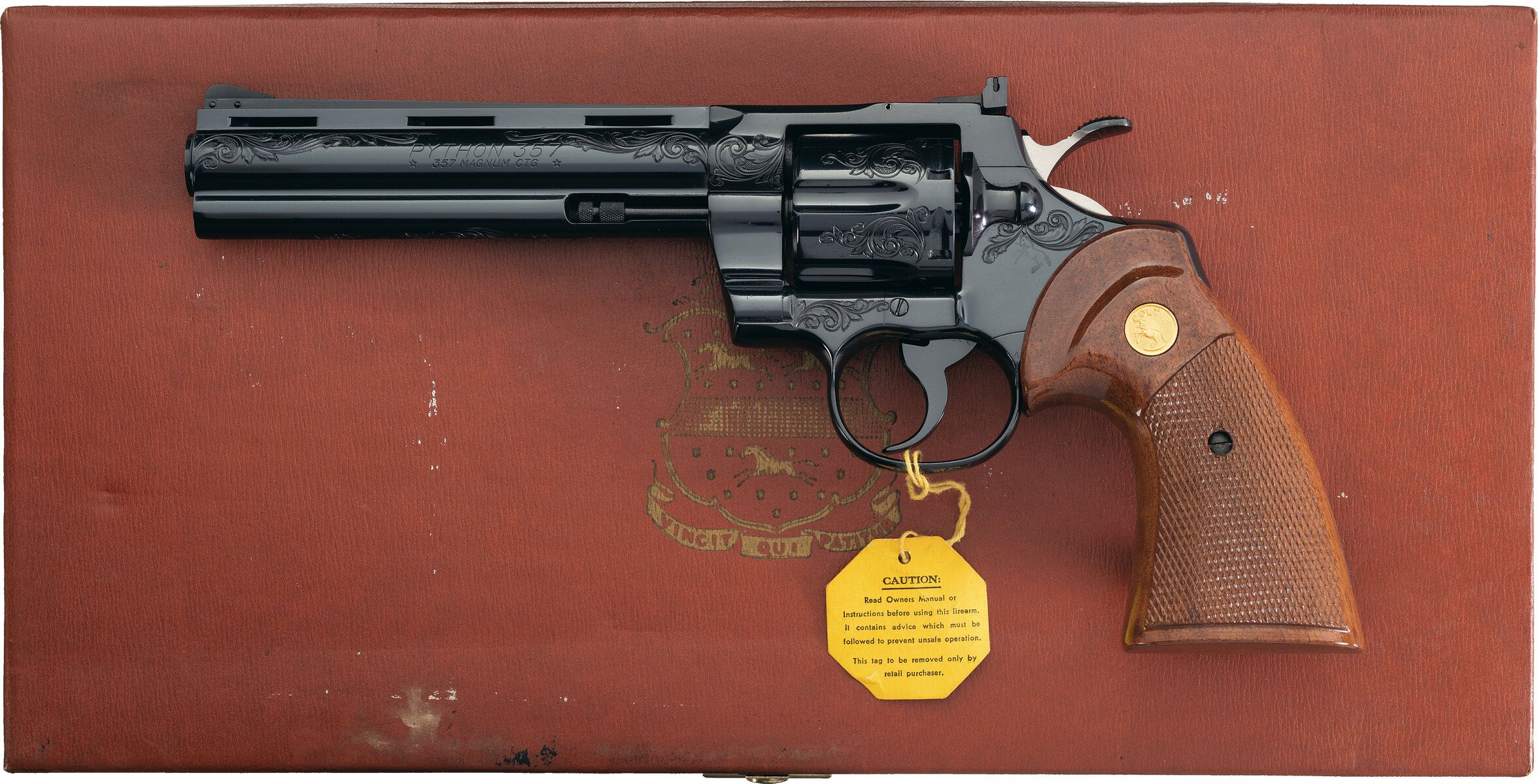 Factory Engraved Colt Python Double Action Revolver | Rock Island Auction