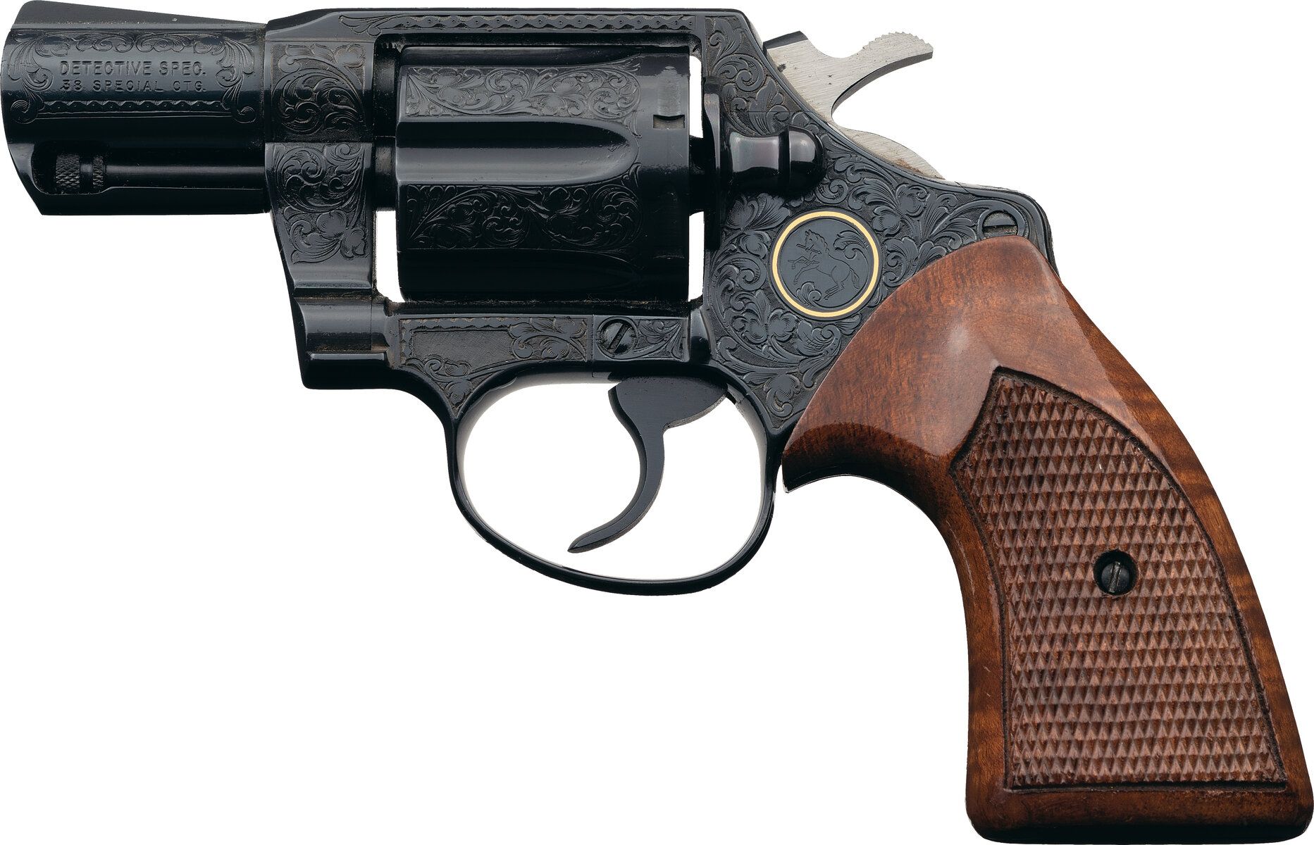 Engraved And Gold Inlaid Colt Detective Special Revol - vrogue.co