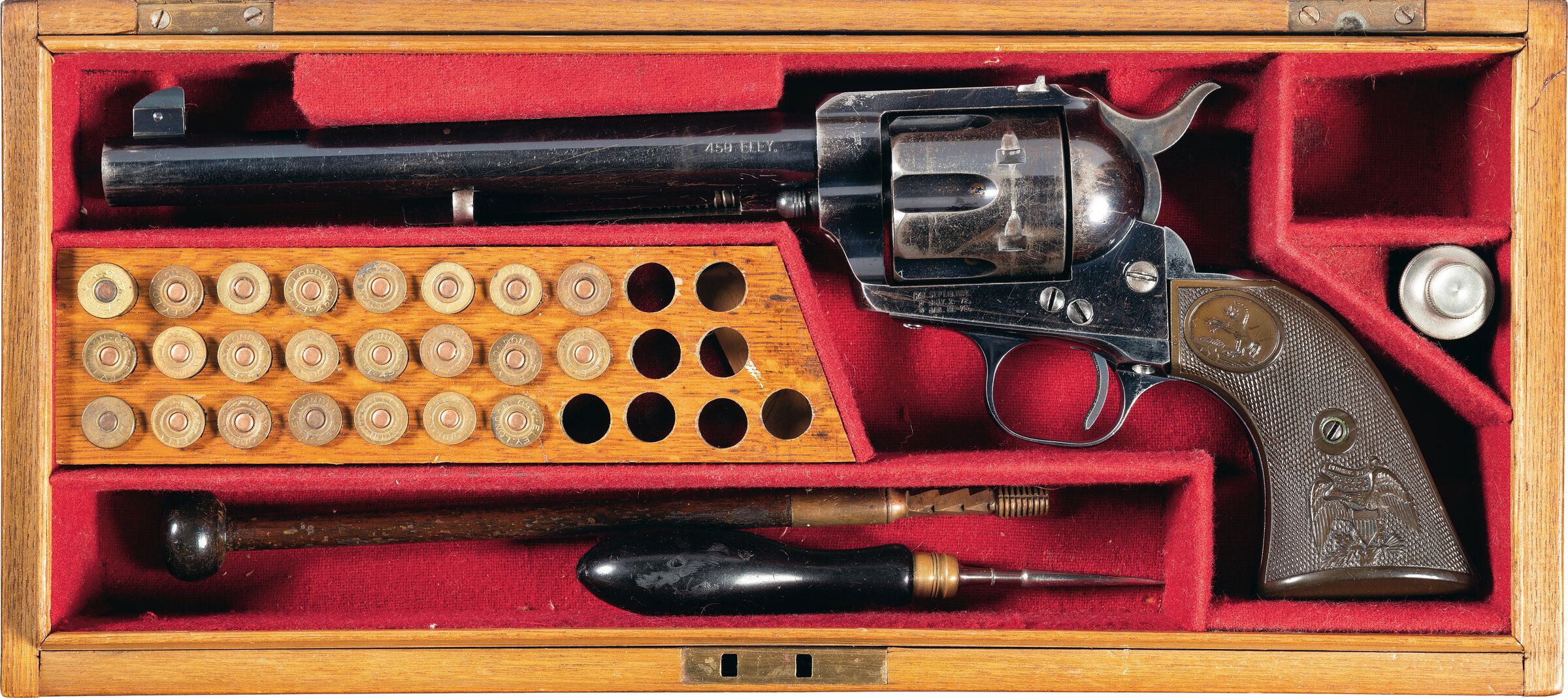 Colt Flattop Target Single Action Army .450 Eley Revolver | Rock Island ...