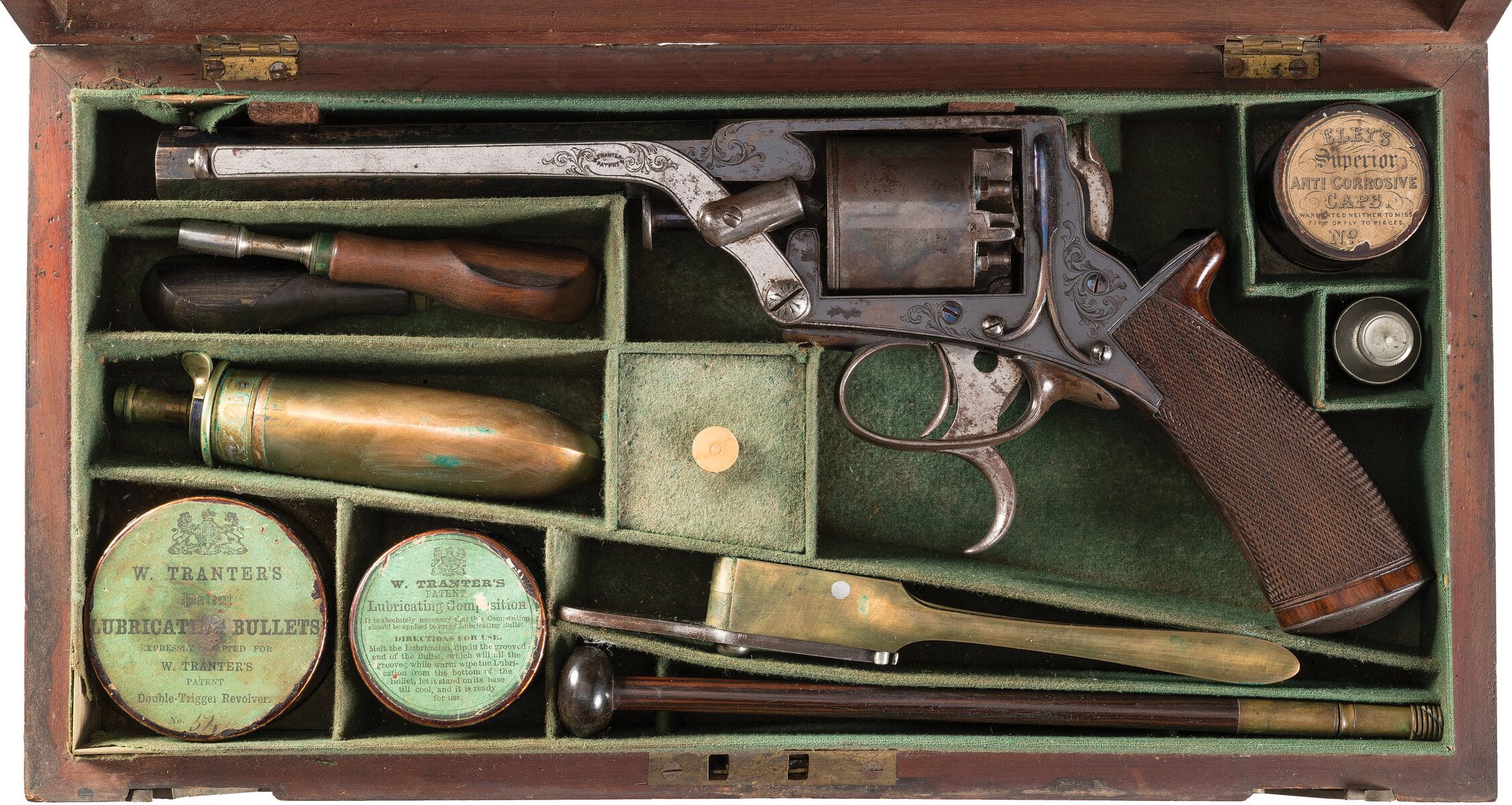 William Tranter Double Trigger Self-Cocking Revolver | Rock Island Auction