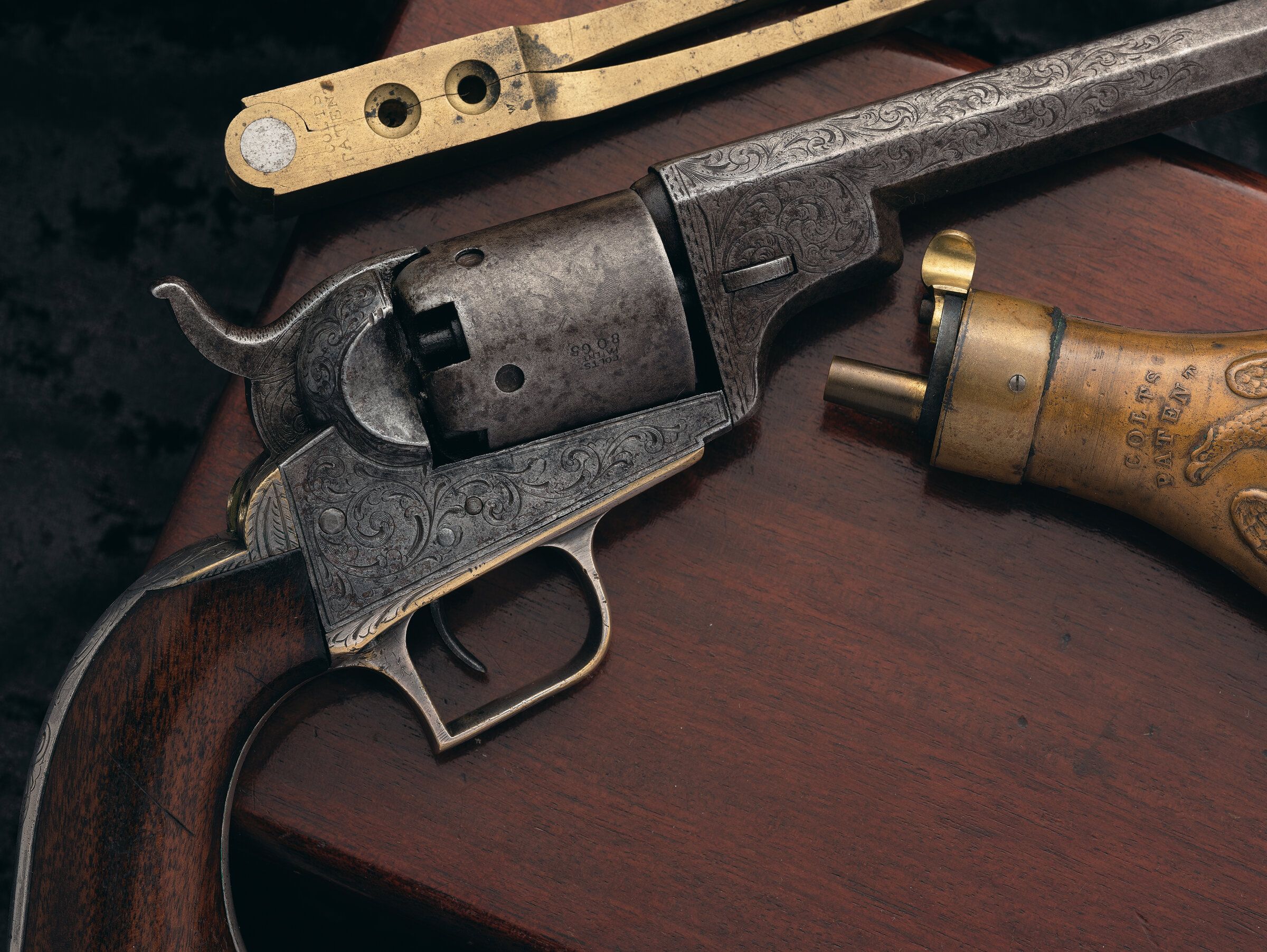 Factory Engraved Colt Model 1848 Baby Dragoon Revolver | Rock Island ...