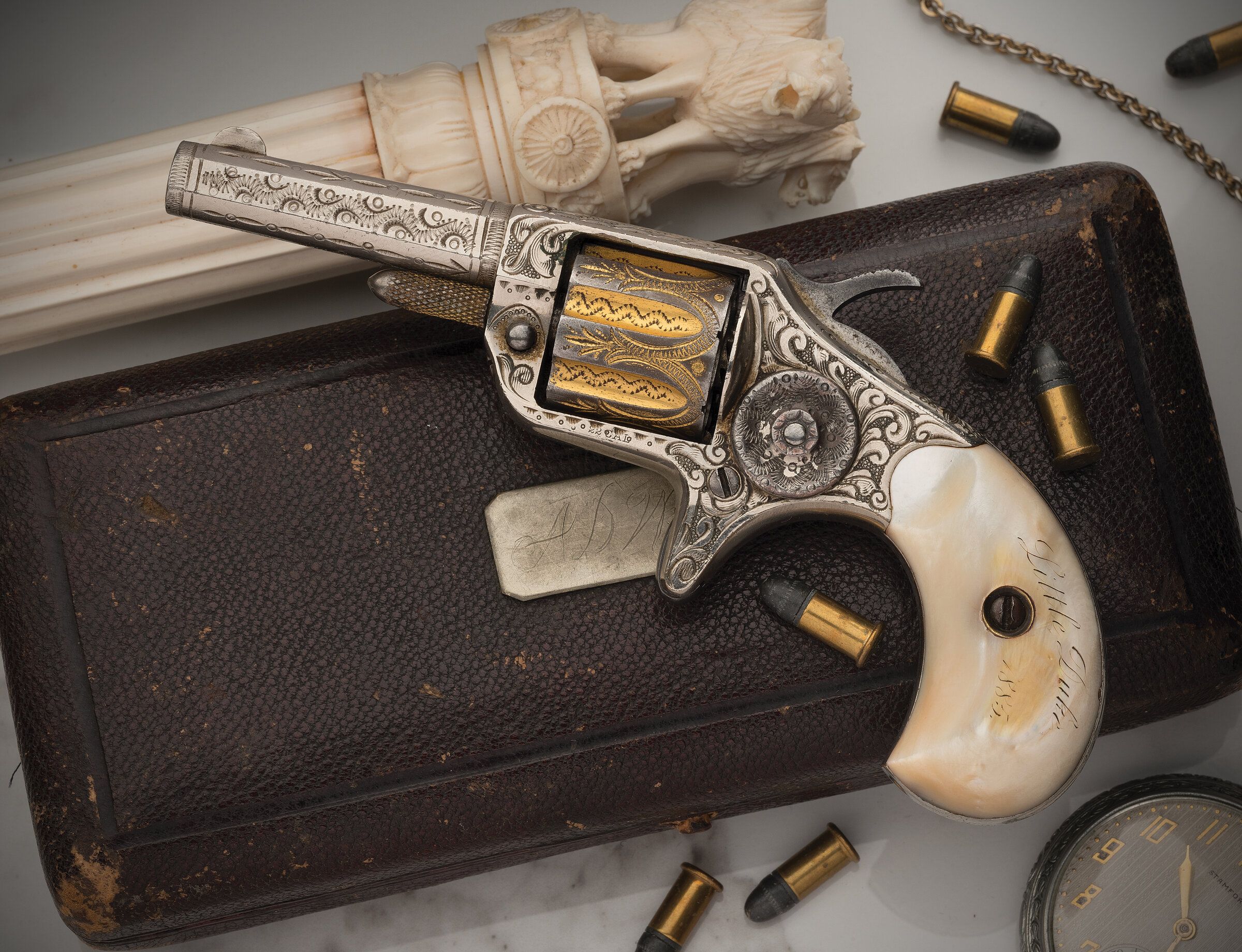 Factory Engraved Colt New Line .22 Caliber Revolver | Rock Island Auction