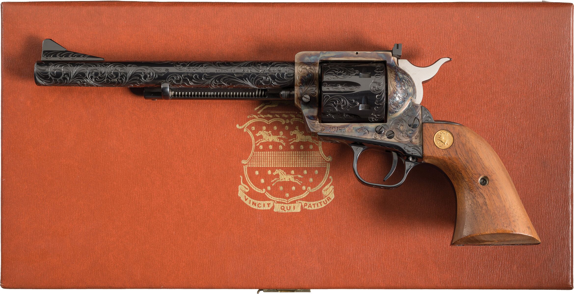 Factory Engraved Colt New Frontier SAA Revolver | Rock Island Auction