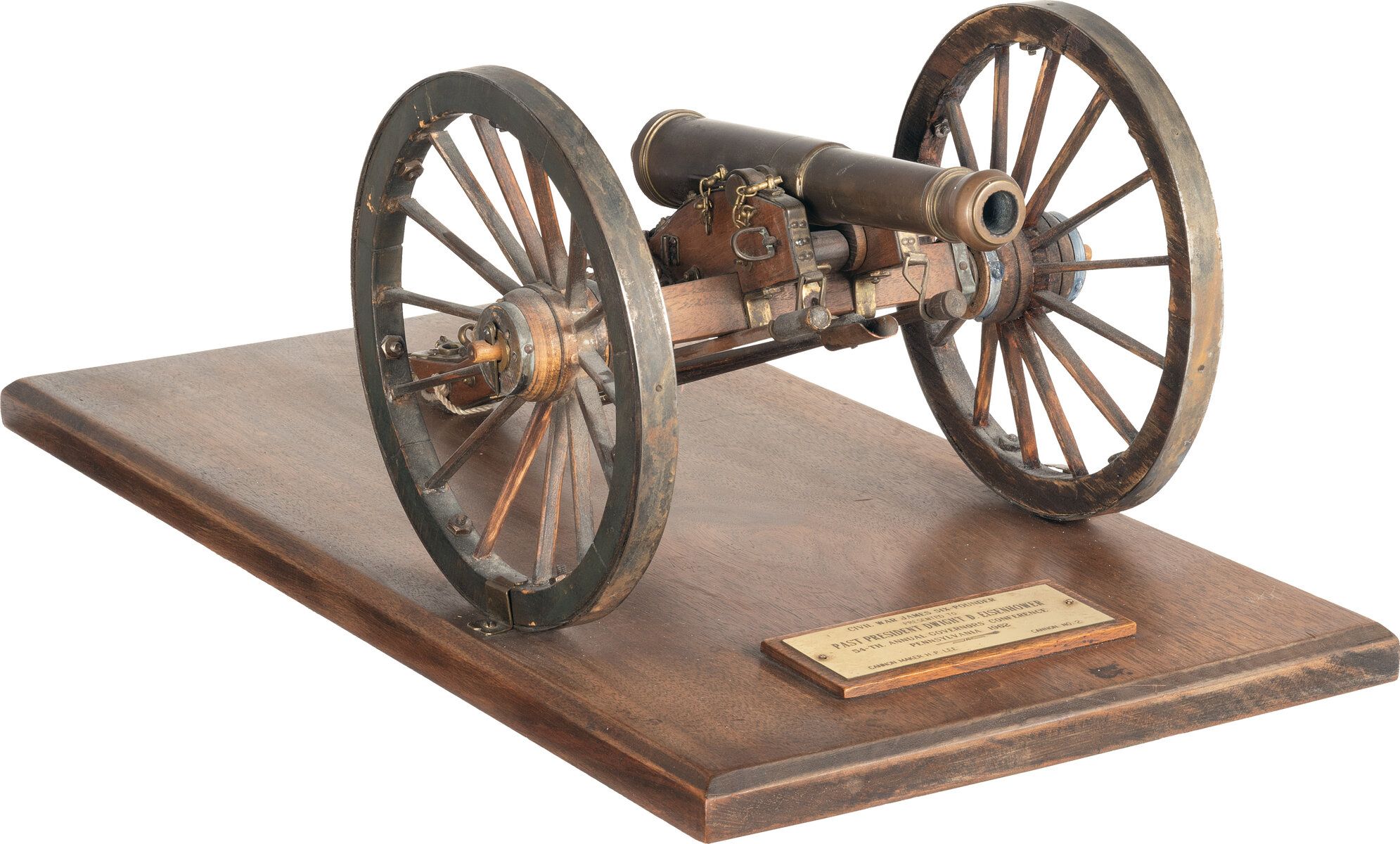 Model of a U.S. M1841 Field Gun Presented to Dwight Eisenhower | Rock ...
