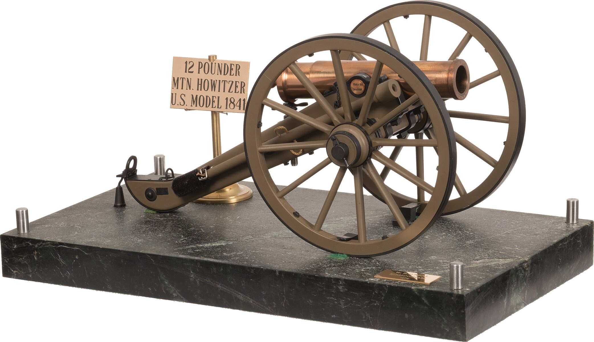 Miniature Model of a U.S. Model 1841 Mountain Howitzer | Rock Island ...